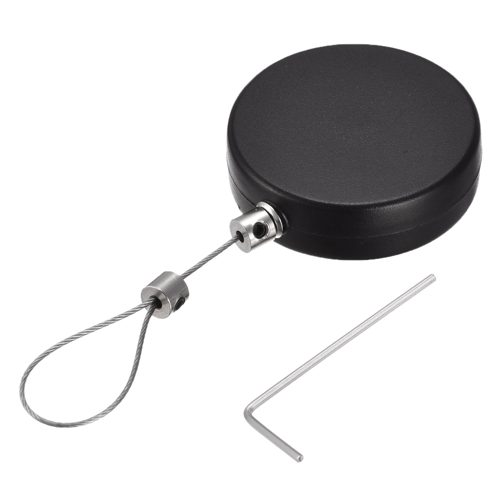 Uxcell Round Retractable Cable Lock,Remote Control Anti-Lost Rope 600g ...