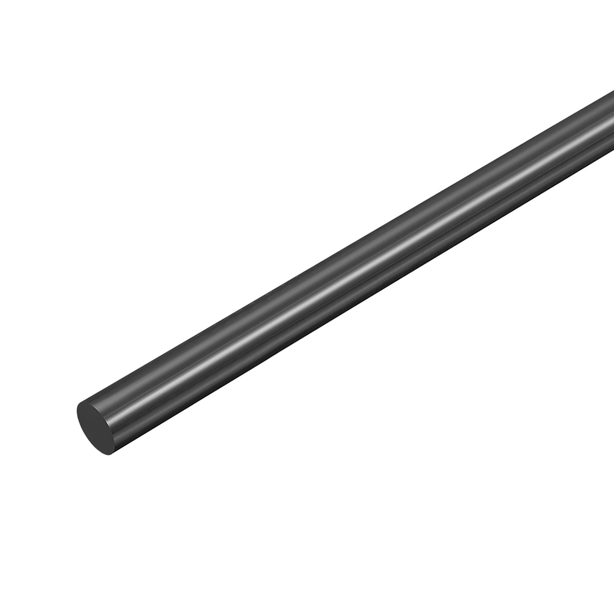 Uxcell Round Rod 3/16" Dia 20" Length Black (POM) Polyoxymethylene Rods ...