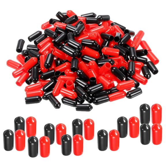 Uxcell 200pcs Rubber End Caps Cover Assortment 2mm Screw Thread ...