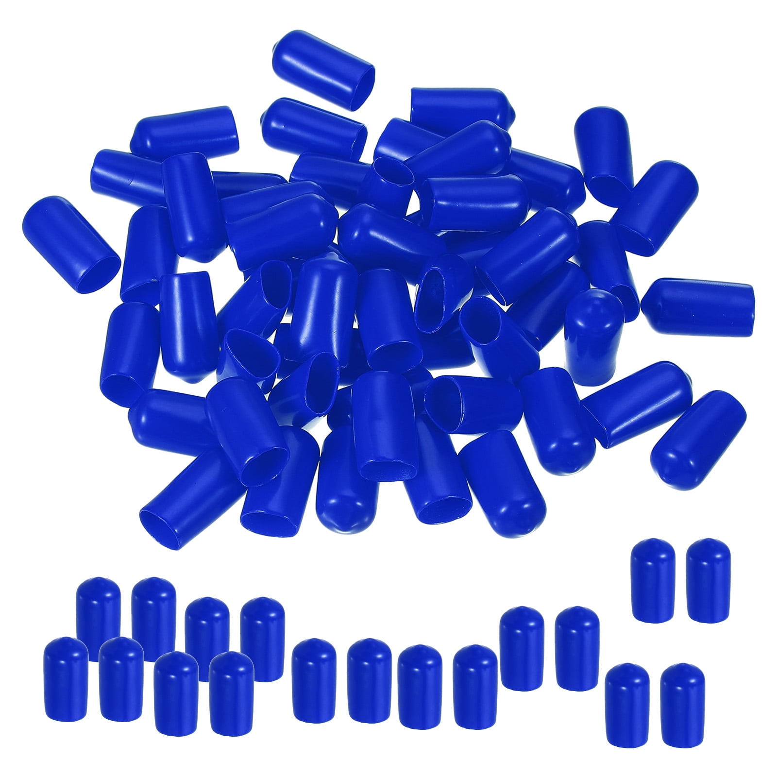 Uxcell Round Rubber End Caps Rubber Bolt Covers Caps Vinyl Rubber ...