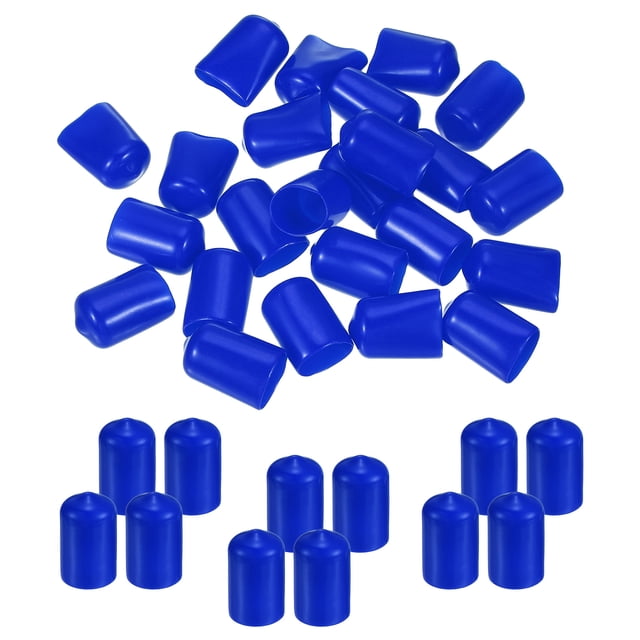 Uxcell Round Rubber End Caps Rubber Bolt Covers Caps Vinyl Rubber ...