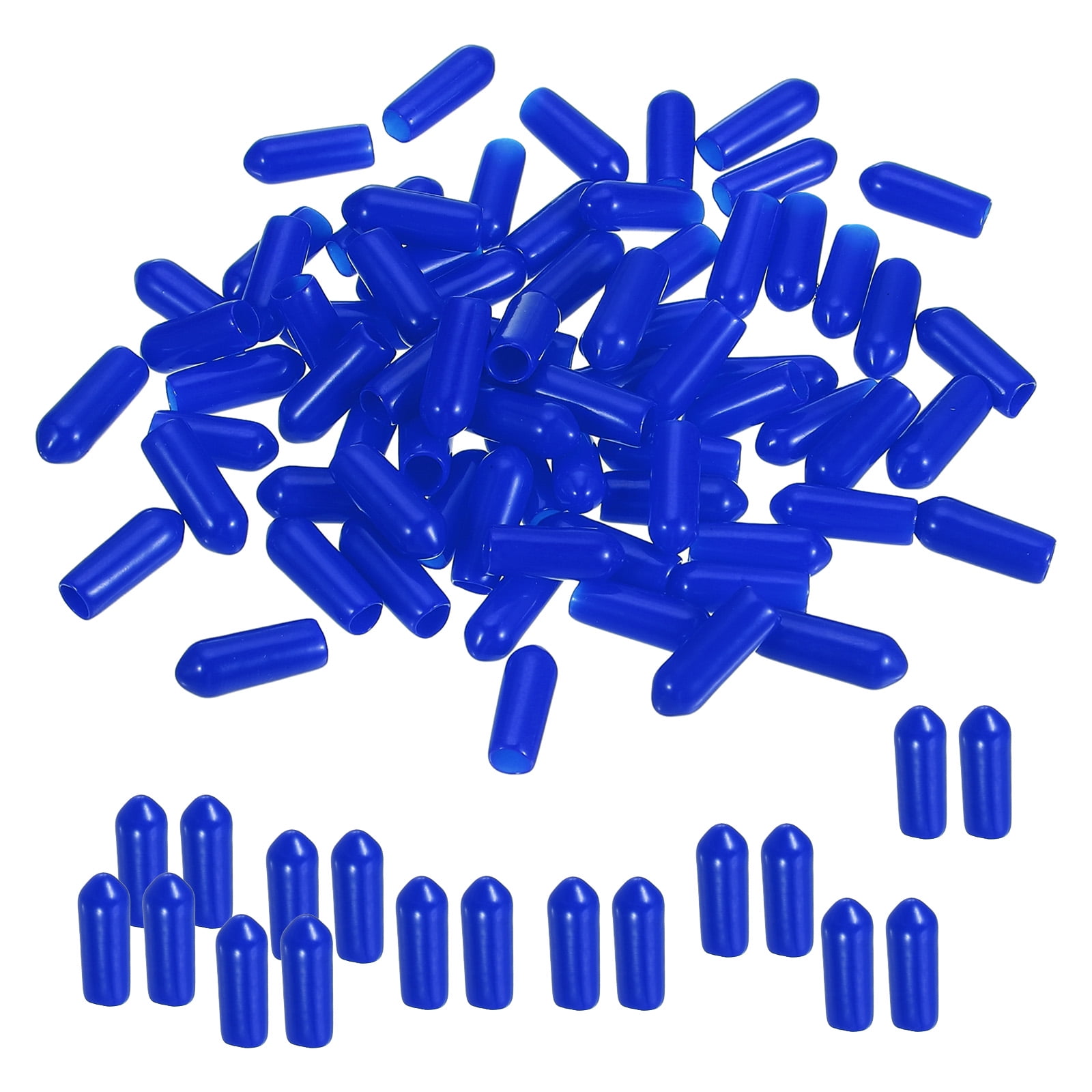 Uxcell Round Rubber End Caps Rubber Bolt Covers Caps Vinyl Rubber ...