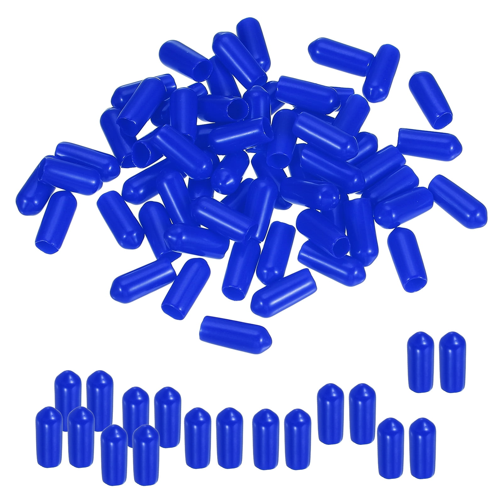 Uxcell Round Rubber End Caps Rubber Bolt Covers Caps Vinyl Rubber ...