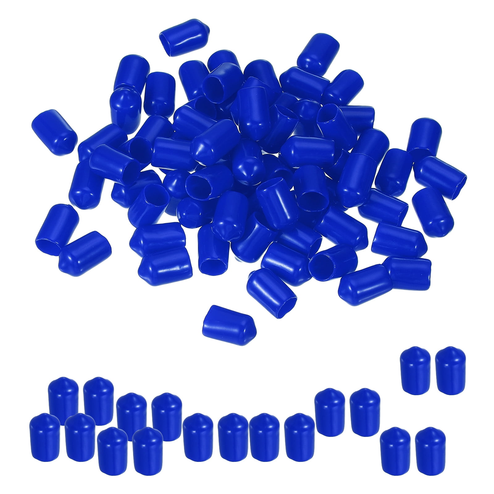 Uxcell Round Rubber End Caps Rubber Bolt Covers Caps Vinyl Rubber ...