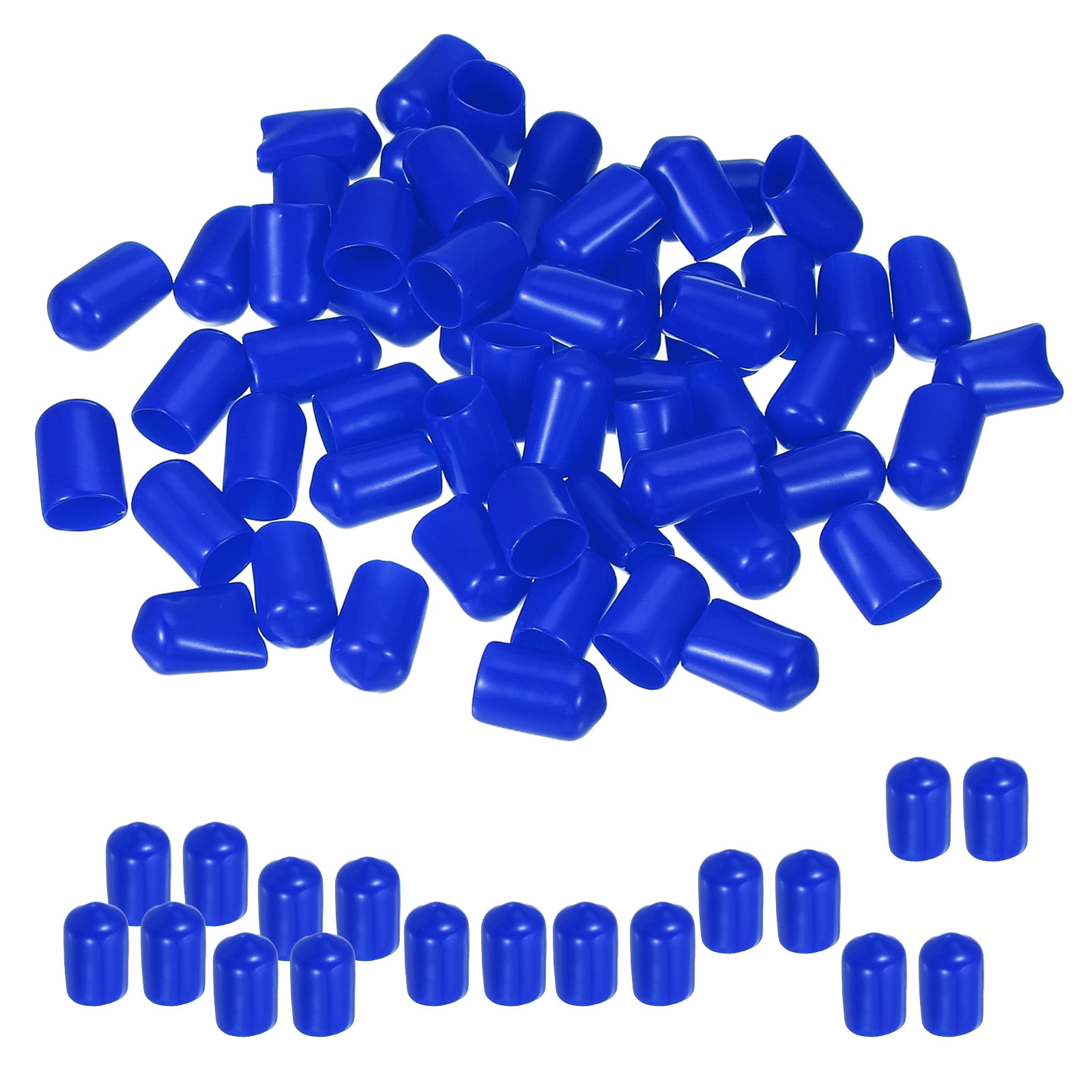 Uxcell Round Rubber End Caps Rubber Bolt Covers Caps Vinyl Rubber ...
