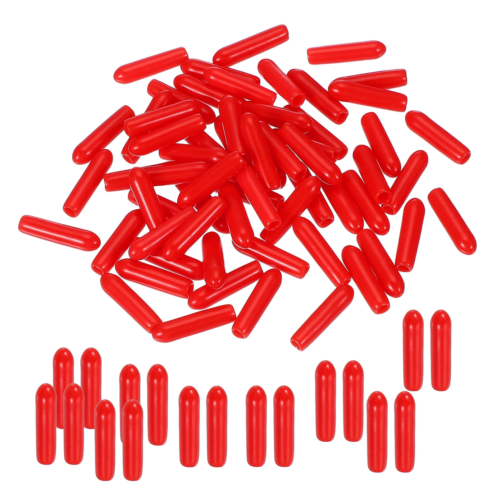 Uxcell Round Rubber End Caps Rubber Bolt Covers Caps Vinyl Rubber ...