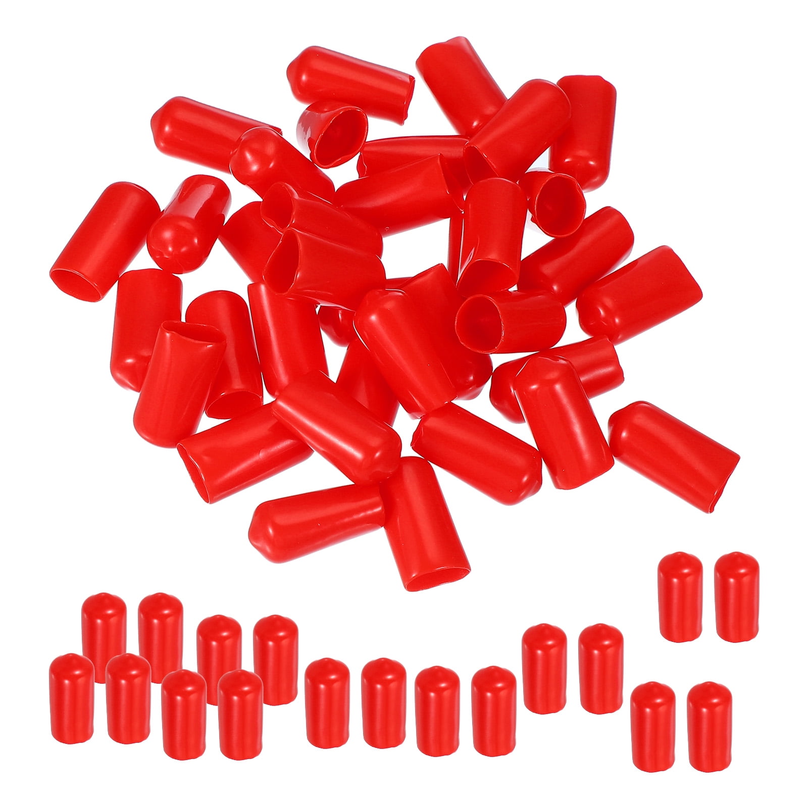Uxcell Round Rubber End Caps Rubber Bolt Covers Caps Vinyl Rubber ...