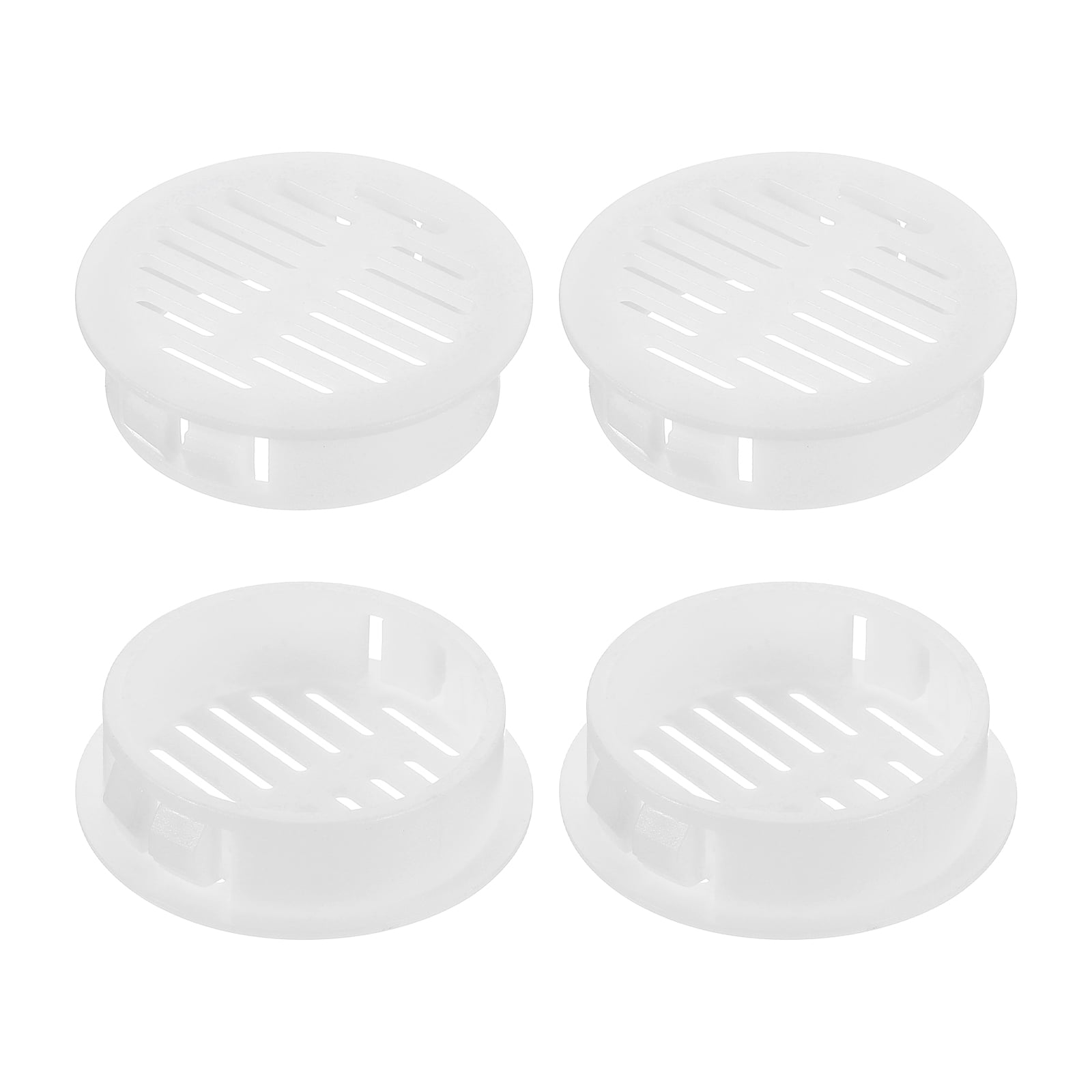 Uxcell Round Soffit Vents 1 inch, 32Pcs White Plastic 35mm Soffit Vent ...