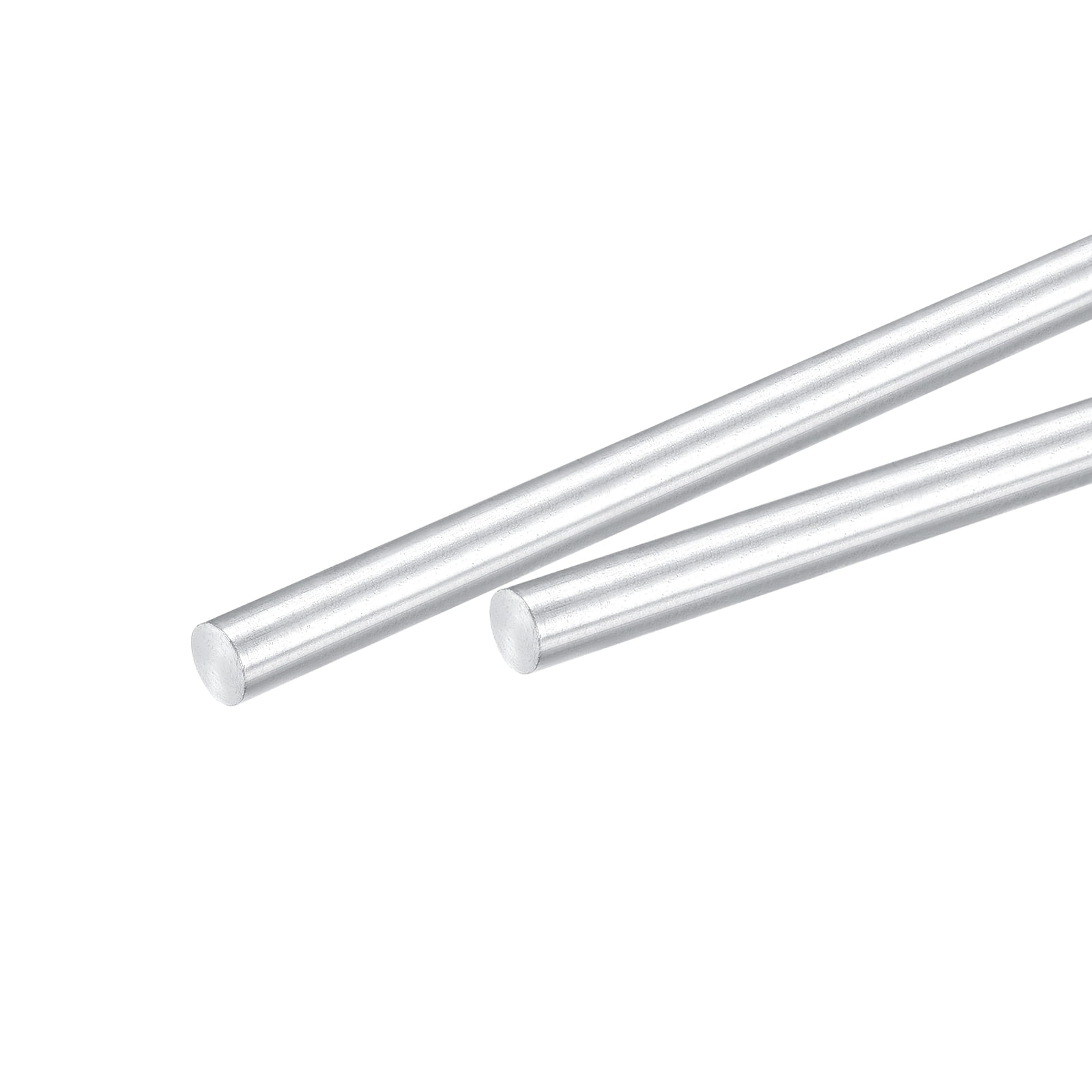 Uxcell Round Solid Aluminum Rod 6mm Dia.250mm Length Lathe Bar Stock ...