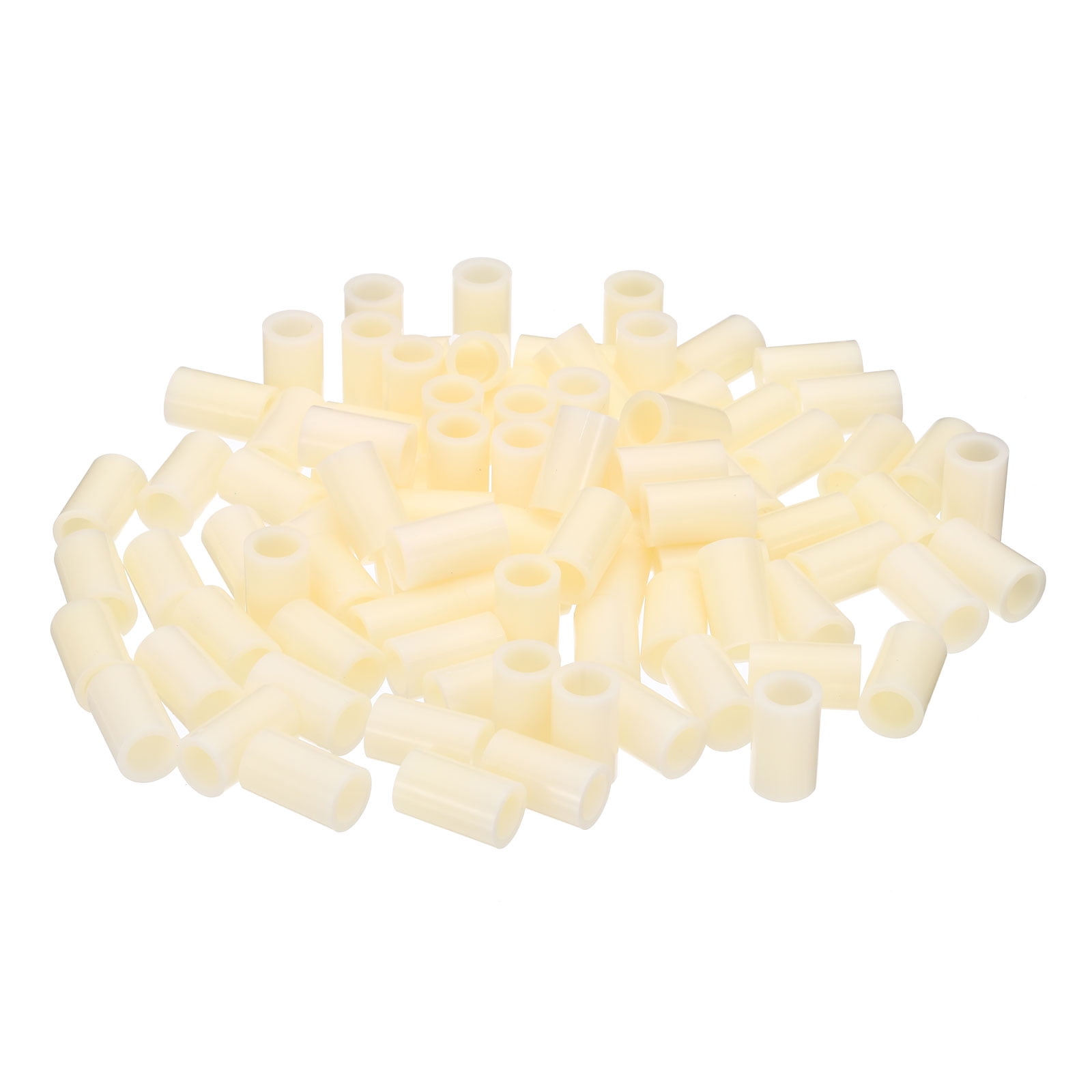 Uxcell Round Spacer Washer Set, 100 Pcs 8.2mm ID, 12mm OD, 20mm Length ...