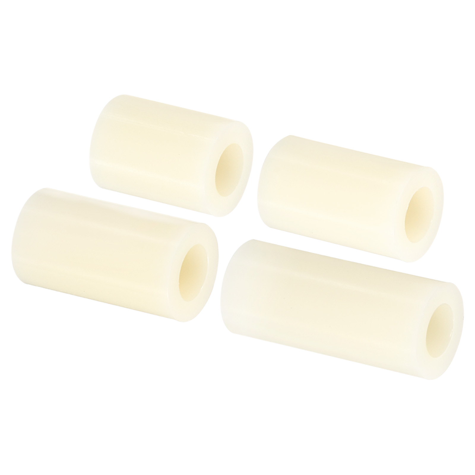 Uxcell Round Spacer Washer Set, 80 Pack Nylon 15,18,20,25mm Length for M6 Screws Block, Beige ...