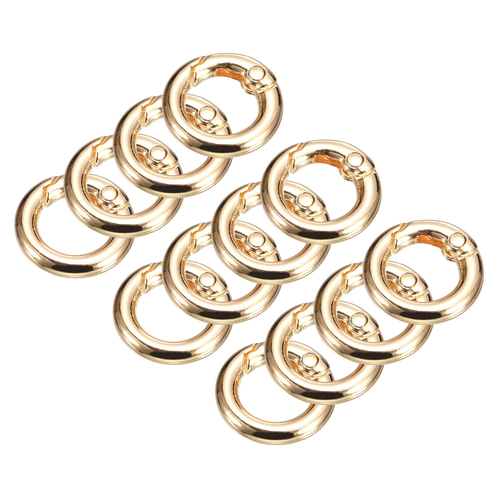 Uxcell Round Spring O Rings, 20Pcs 0.71 inch OD Trigger Buckle Snap ...