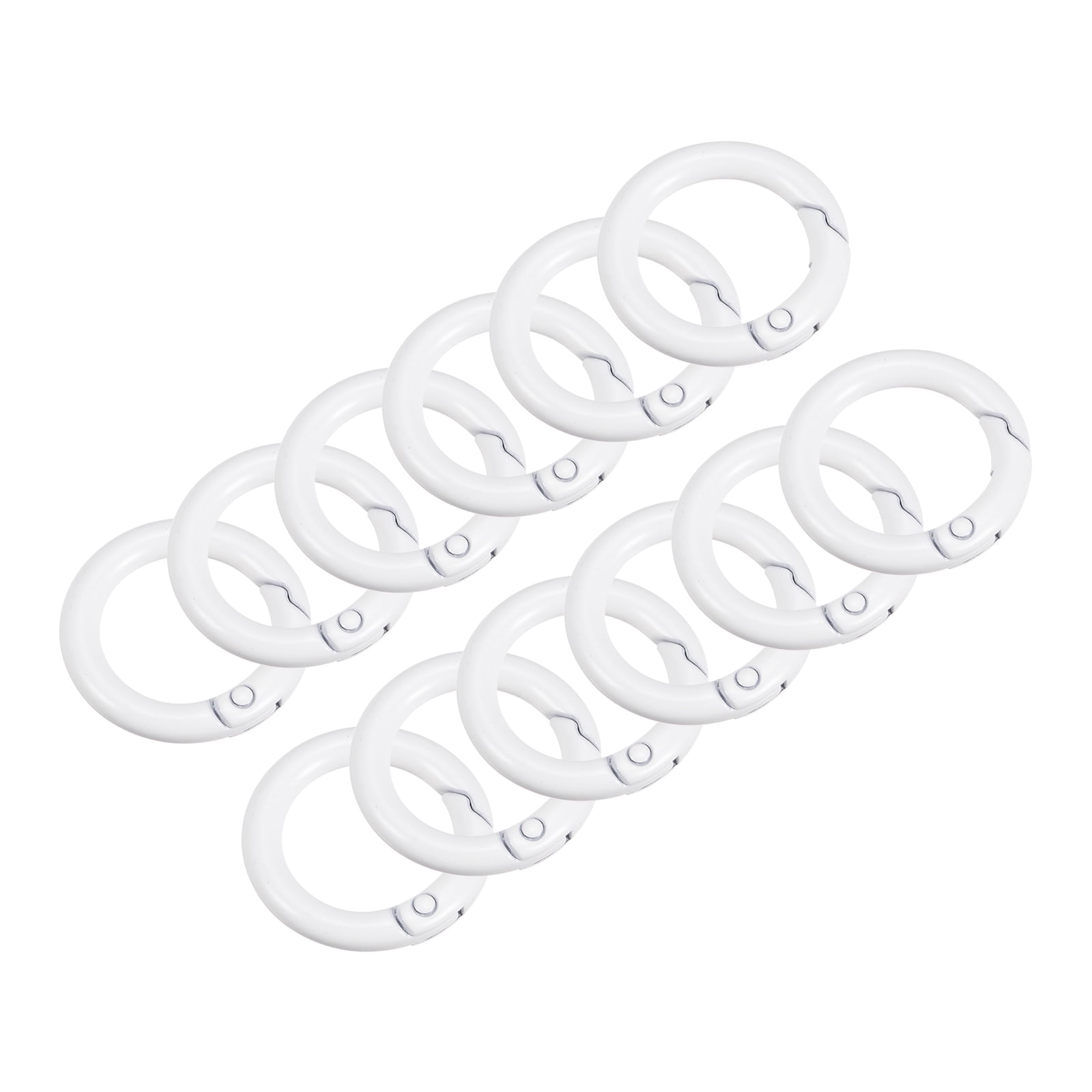 Uxcell Round Spring O Rings, 25mm/ 0.98" Trigger Buckle Snap, Carbon ...