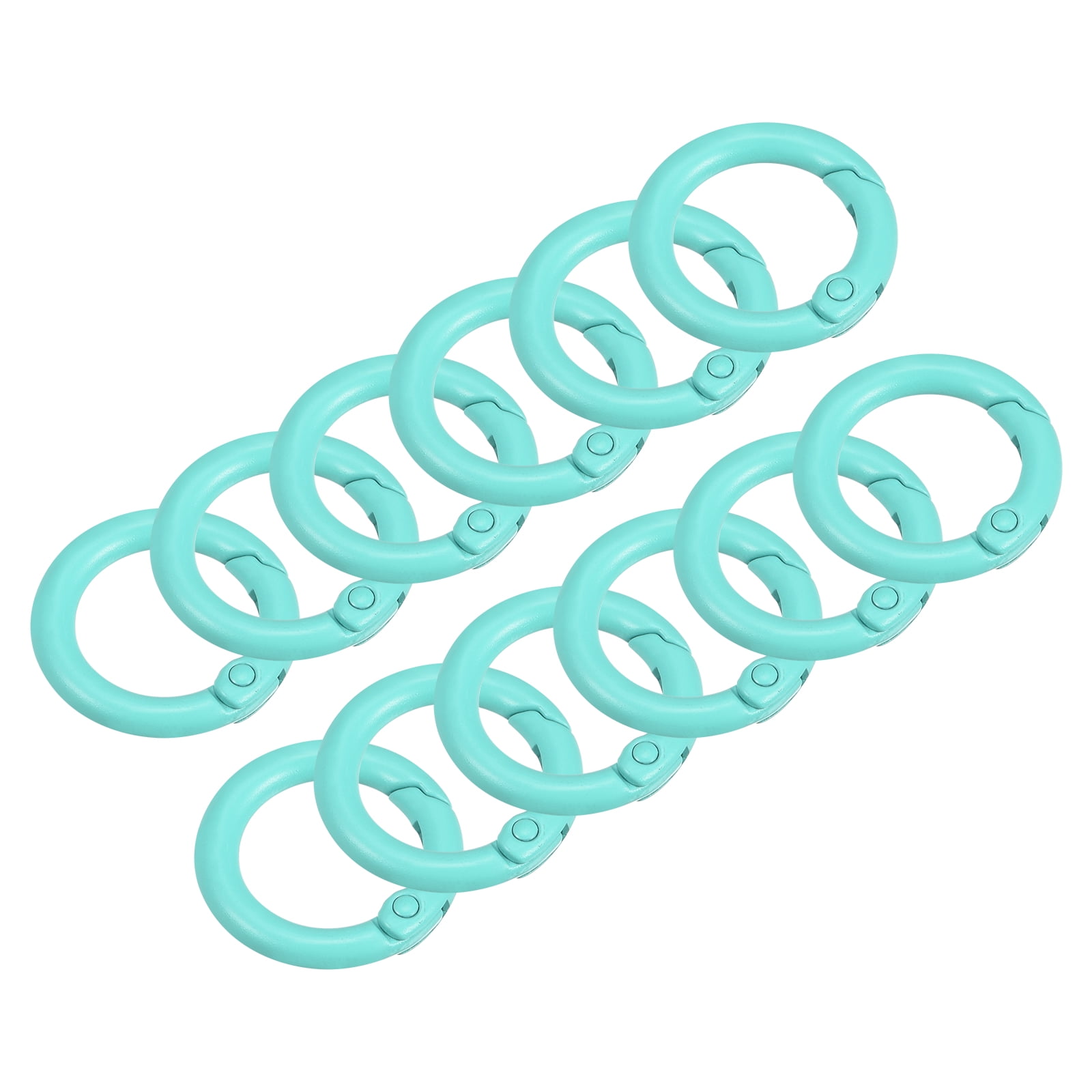Uxcell Round Spring O Rings, 25mm/ 0.98" Trigger Buckle Snap Lake Blue ...