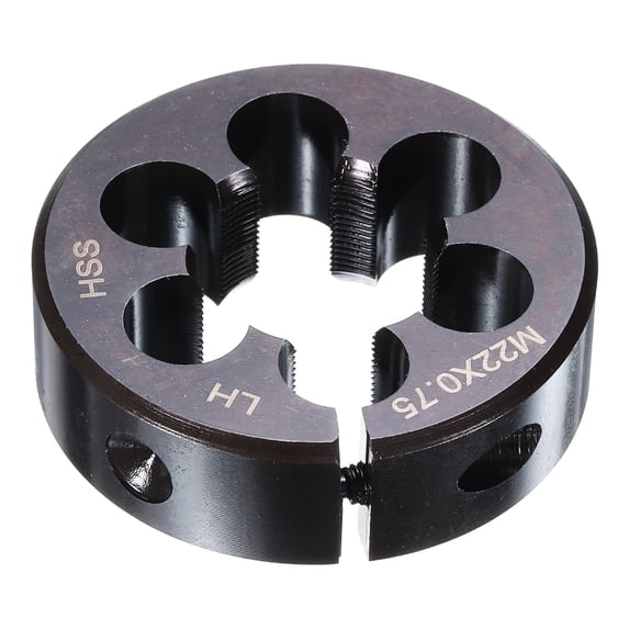 Uxcell Round Threading Die M22 x 0.75 Metric Thread Adjustable Left ...