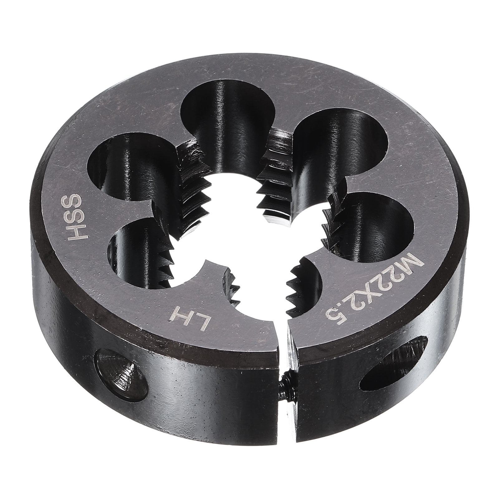 Uxcell Round Threading Die M22 x 2.5 Metric Thread Adjustable Left Hand ...
