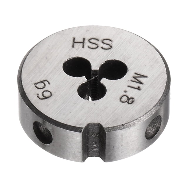 Uxcell Round Threading Dies Metric M1.8 x 0.35 Thread High Speed Steel ...