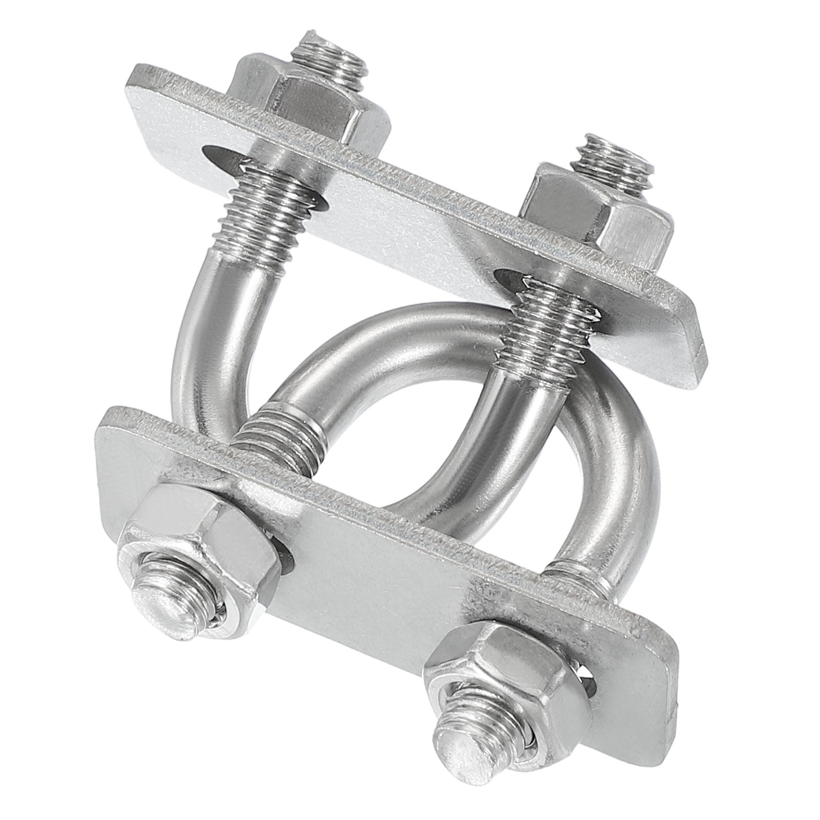 Uxcell Round U-Bolts, Round Bend U-Bolt Stainless Steel Pole U Bolt ...
