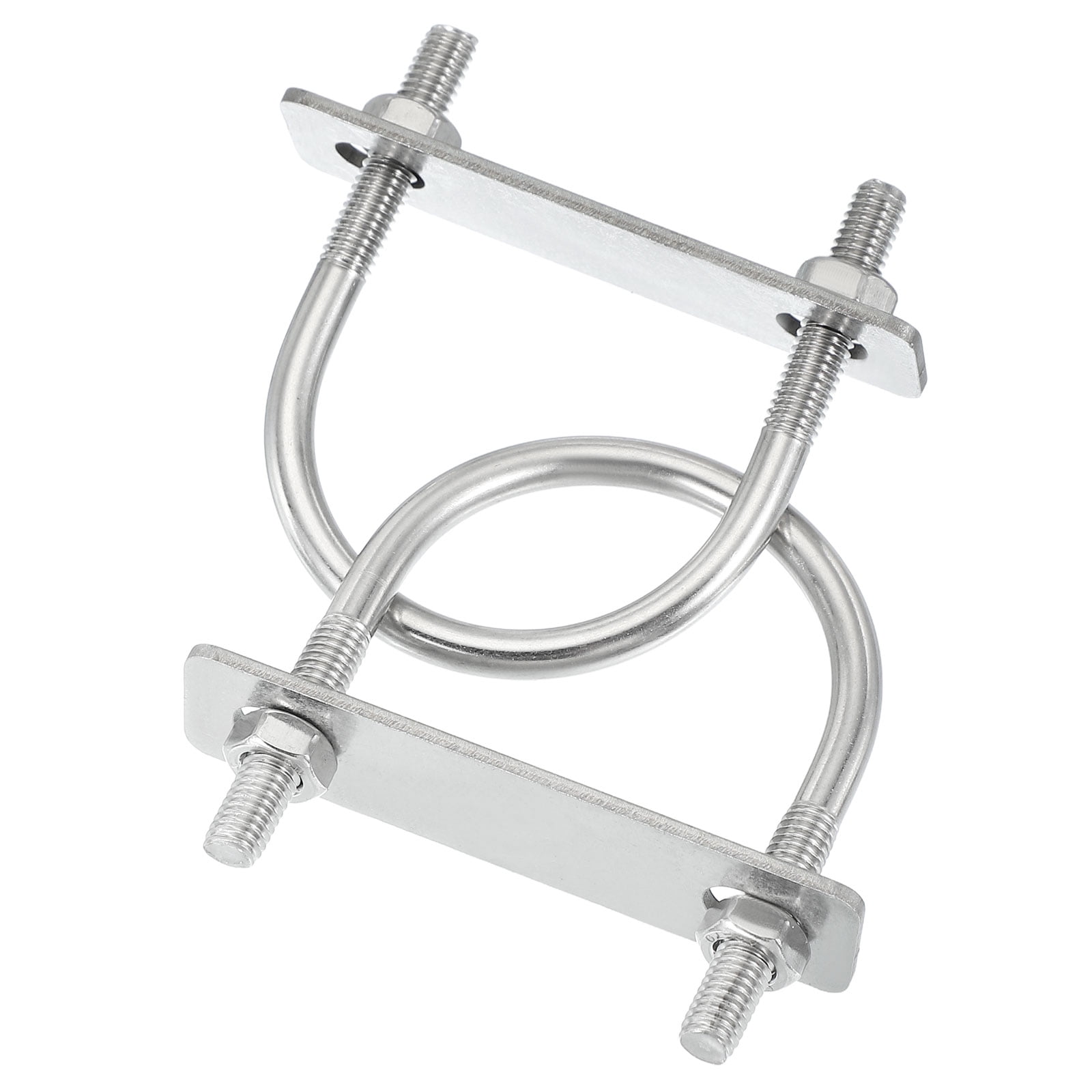 Uxcell Round U-Bolts, Round Bend U-Bolt Stainless Steel Pole U Bolt ...