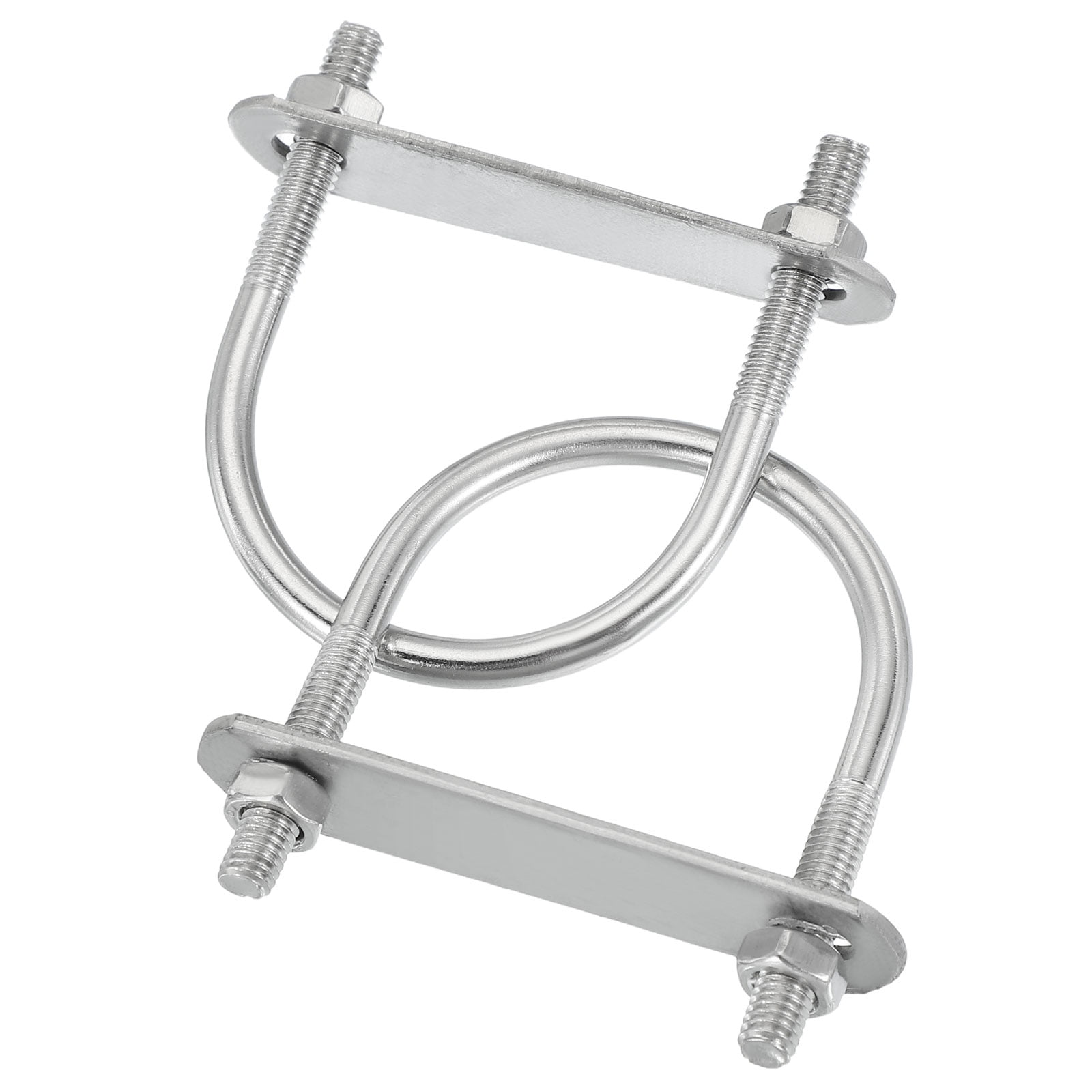 Uxcell Round U-Bolts, Round Bend U-Bolt Stainless Steel Pole U Bolt ...