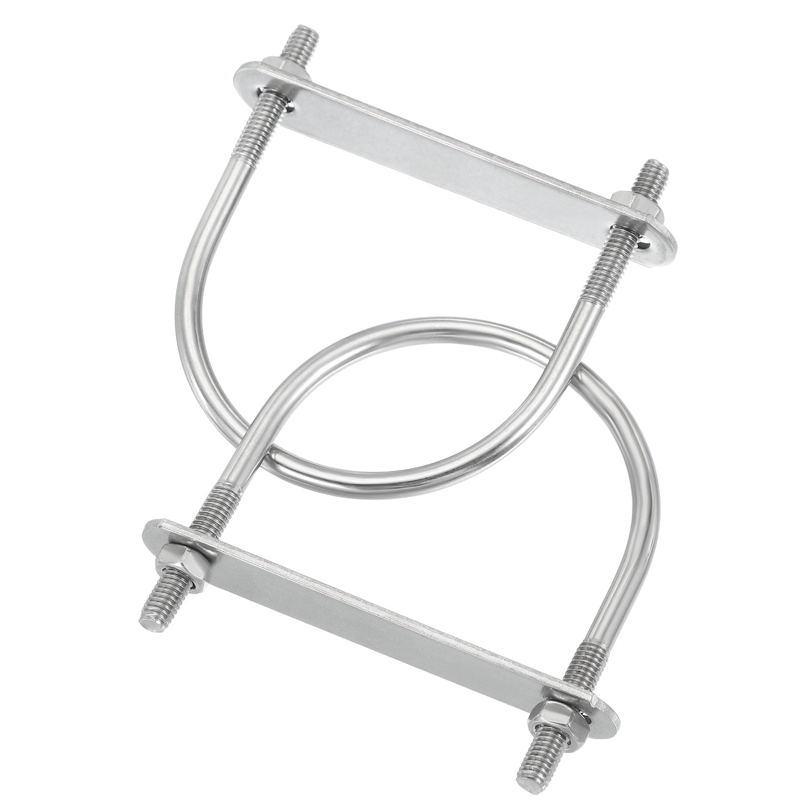 Uxcell Round U-Bolts, Round Bend U-Bolt Stainless Steel Pole U Bolt ...