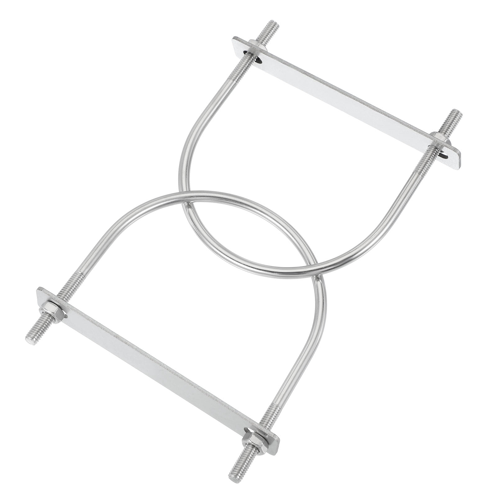 Uxcell Round U-Bolts, Round Bend U-Bolt Stainless Steel Pole U Bolt ...
