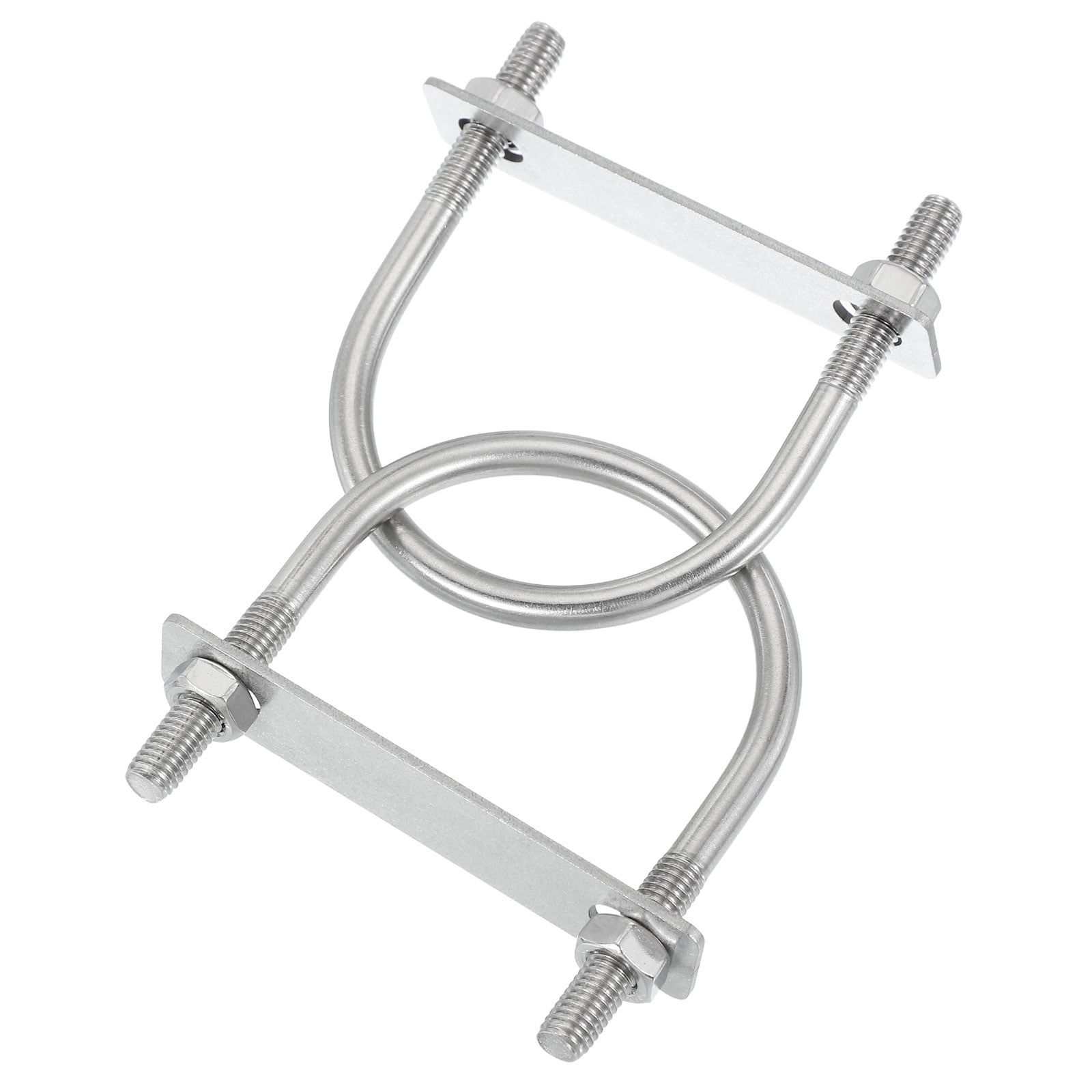 Uxcell Round U-Bolts, Round Bend U-Bolt Stainless Steel Pole U Bolt ...