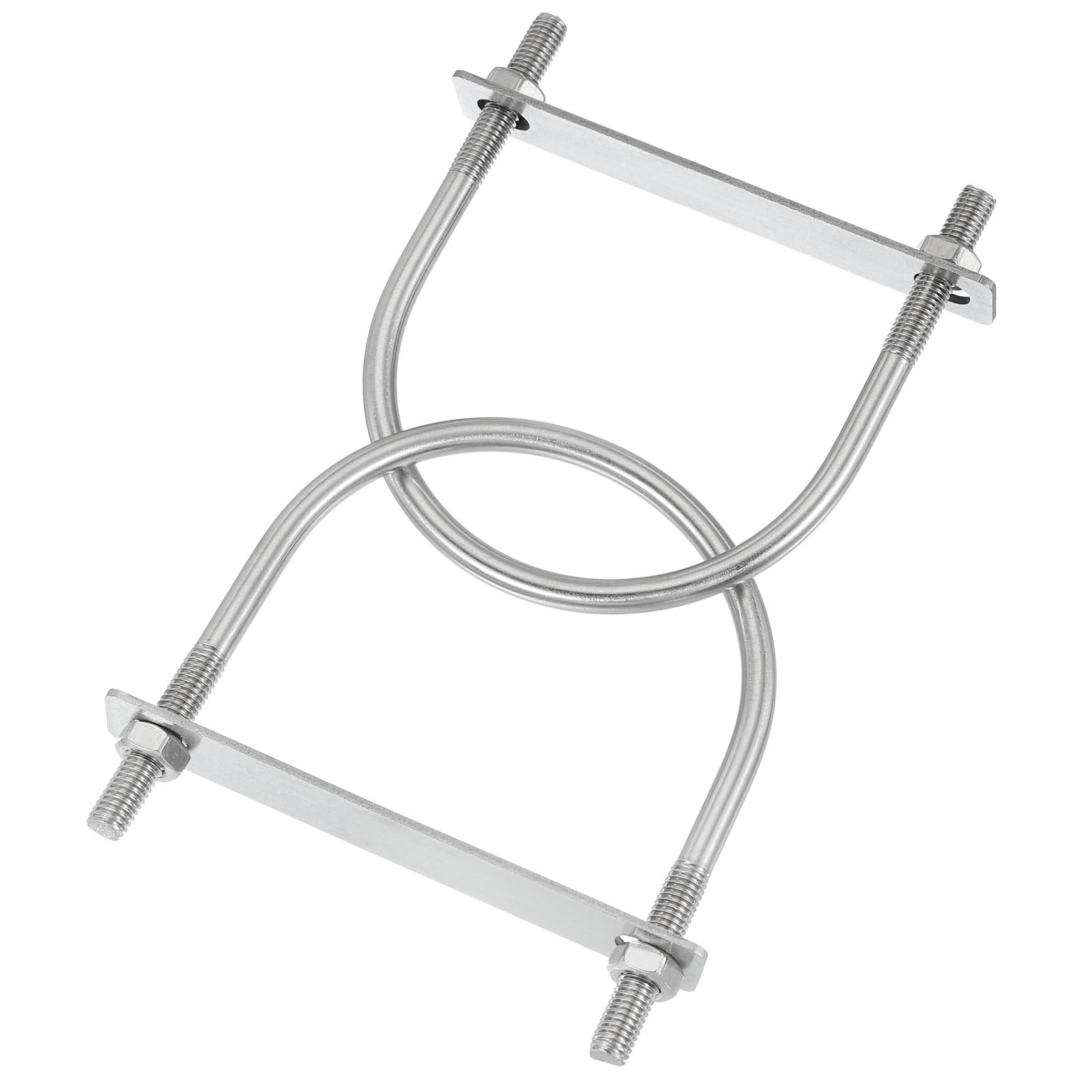 Uxcell Round U-Bolts, Round Bend U-Bolt Stainless Steel Pole U Bolt ...