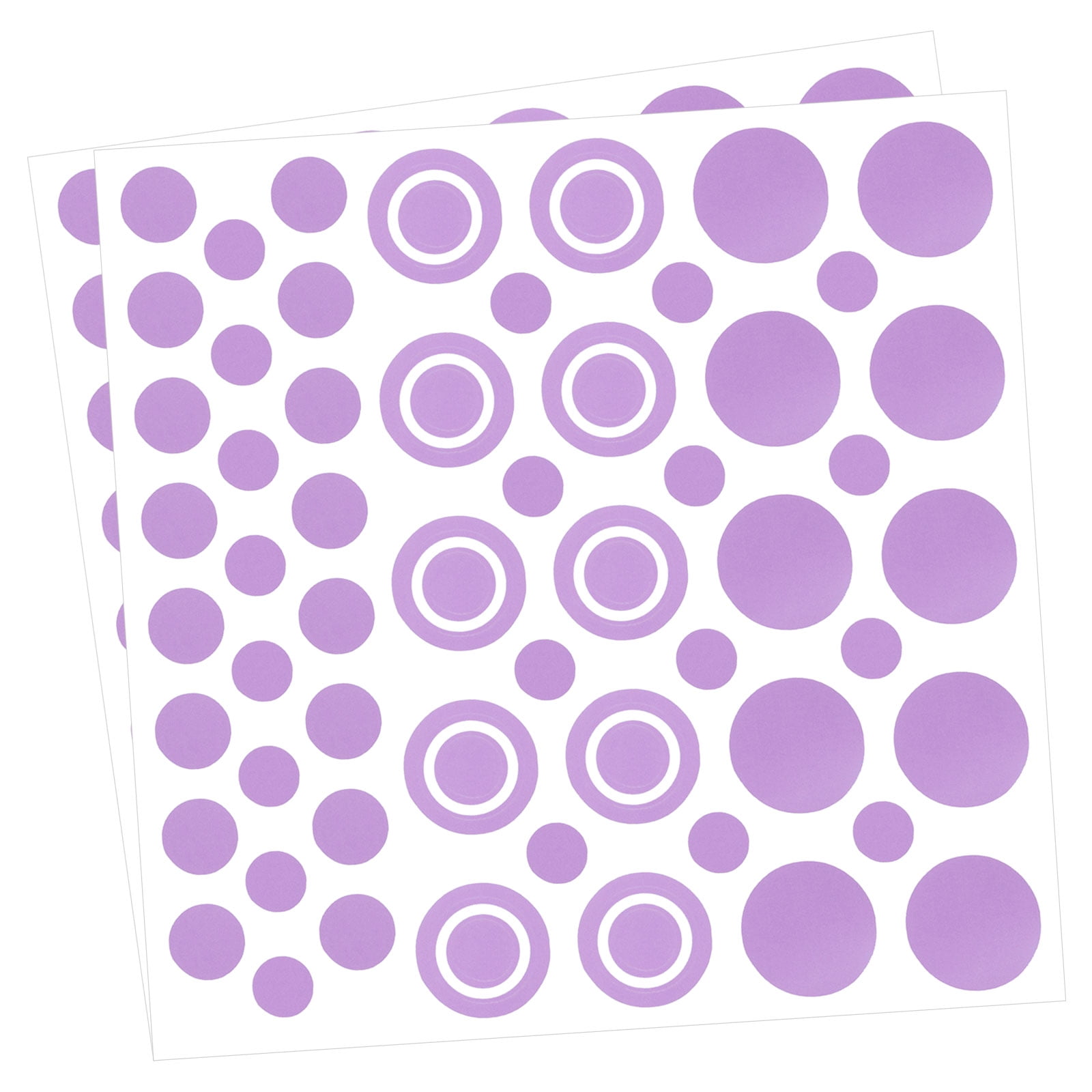Uxcell Round Wall Sticker Peel and Stick Polka Dots Wall Decal Sticker ...
