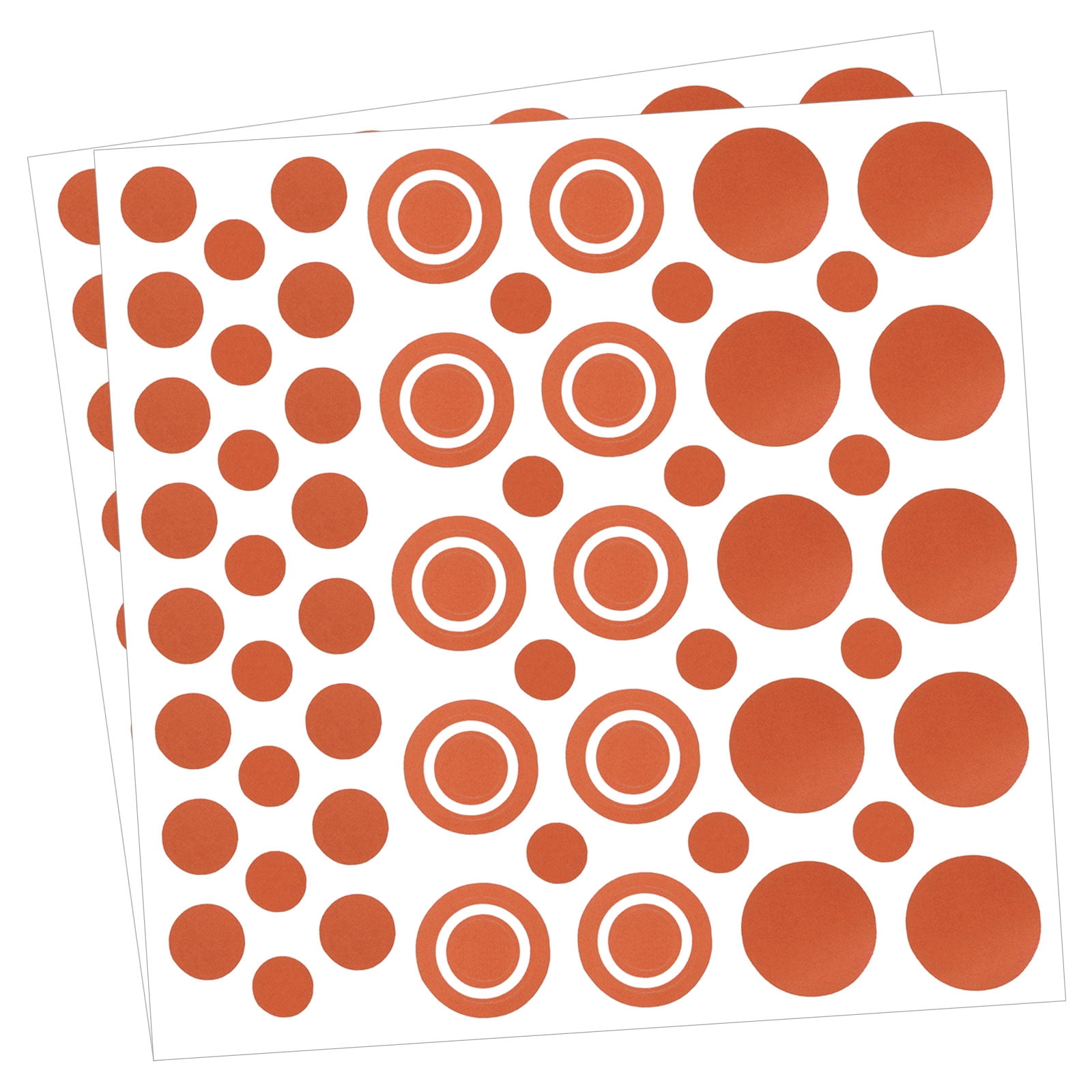 Uxcell Round Wall Sticker Peel and Stick Polka Dots Wall Decal Sticker ...