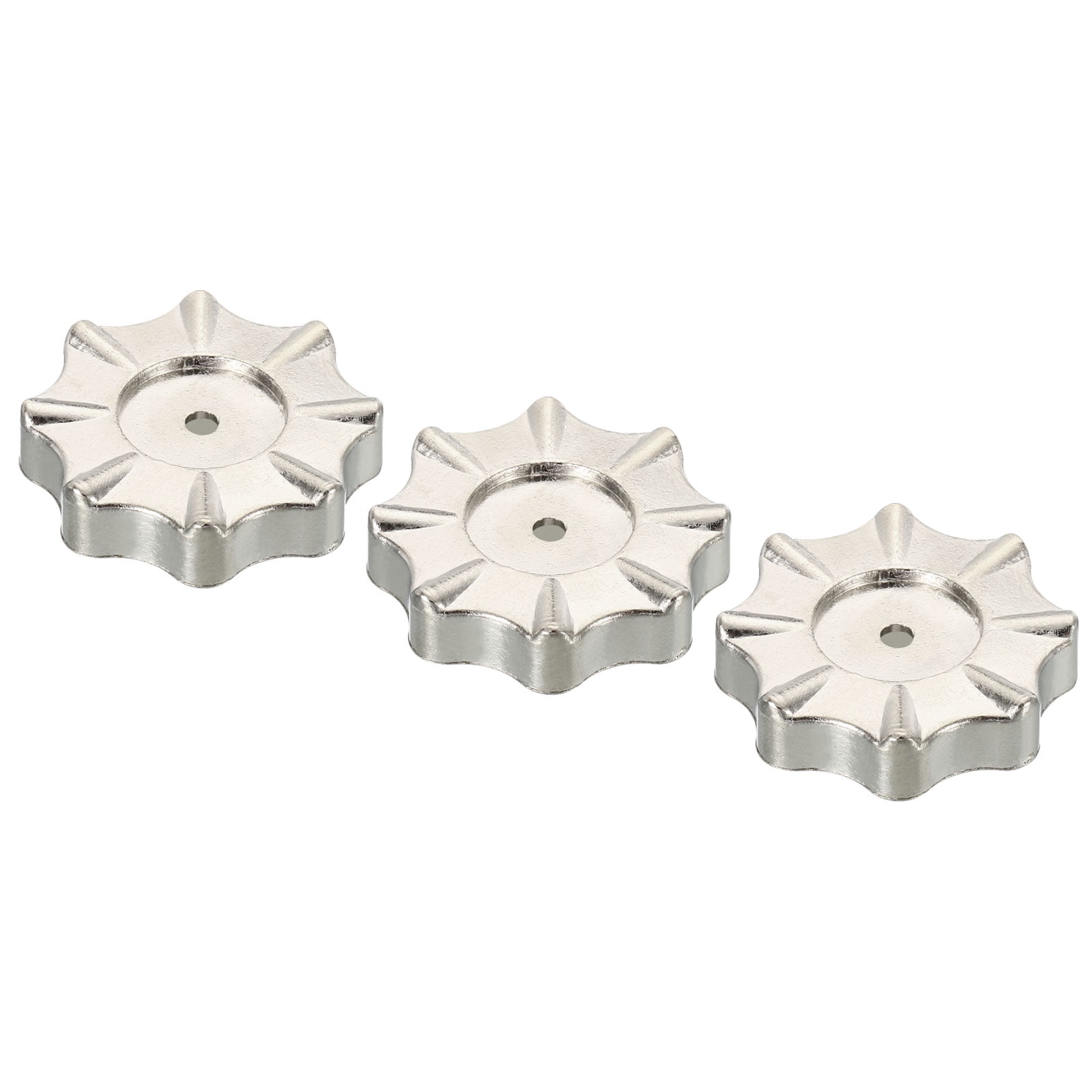 Uxcell Round Wheel Handle Faucet Handles Manifold Gauges Knob Square ...