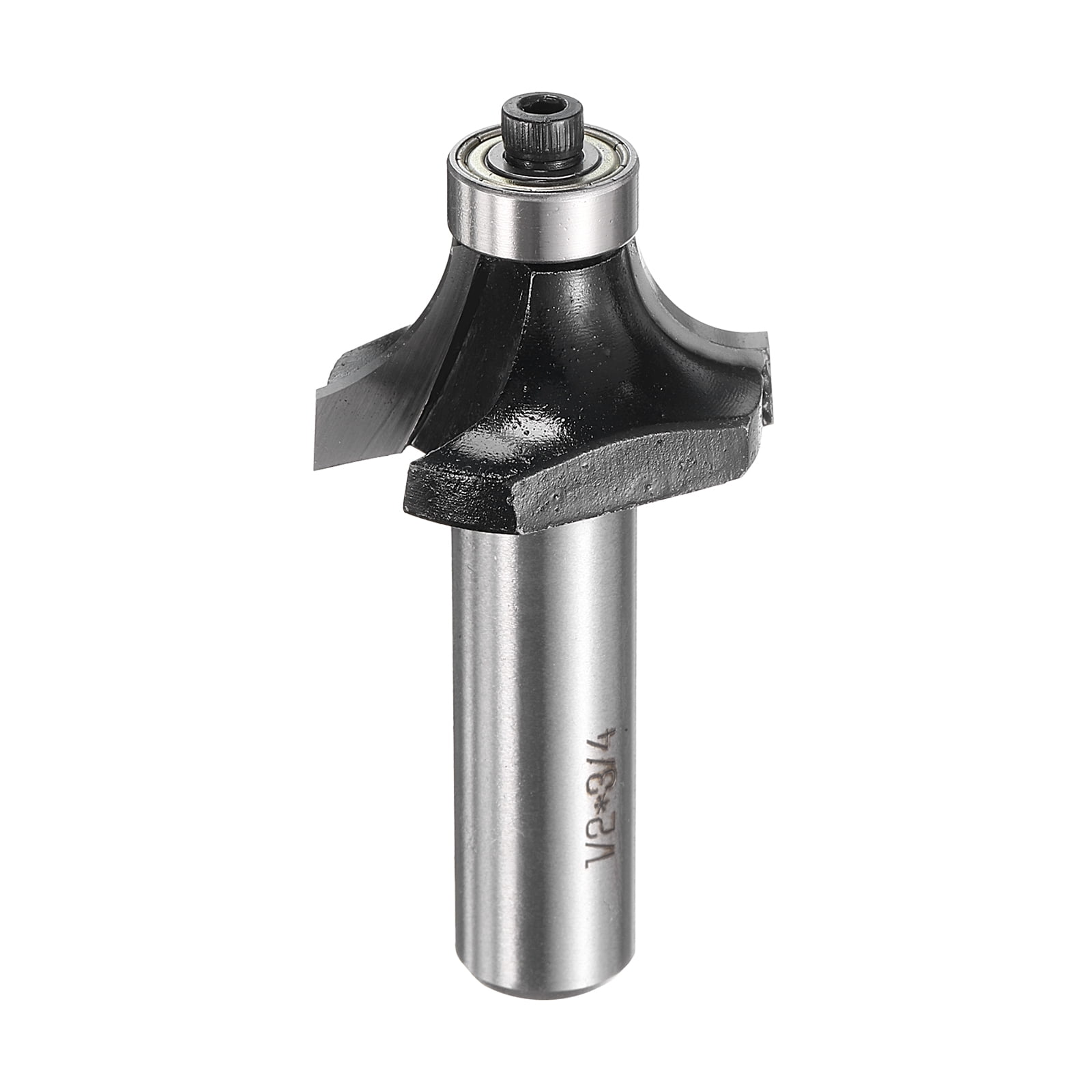 Uxcell Roundover Router Bit 1/2 Shank 3/8" Radius Alloy Steel Tip with ...