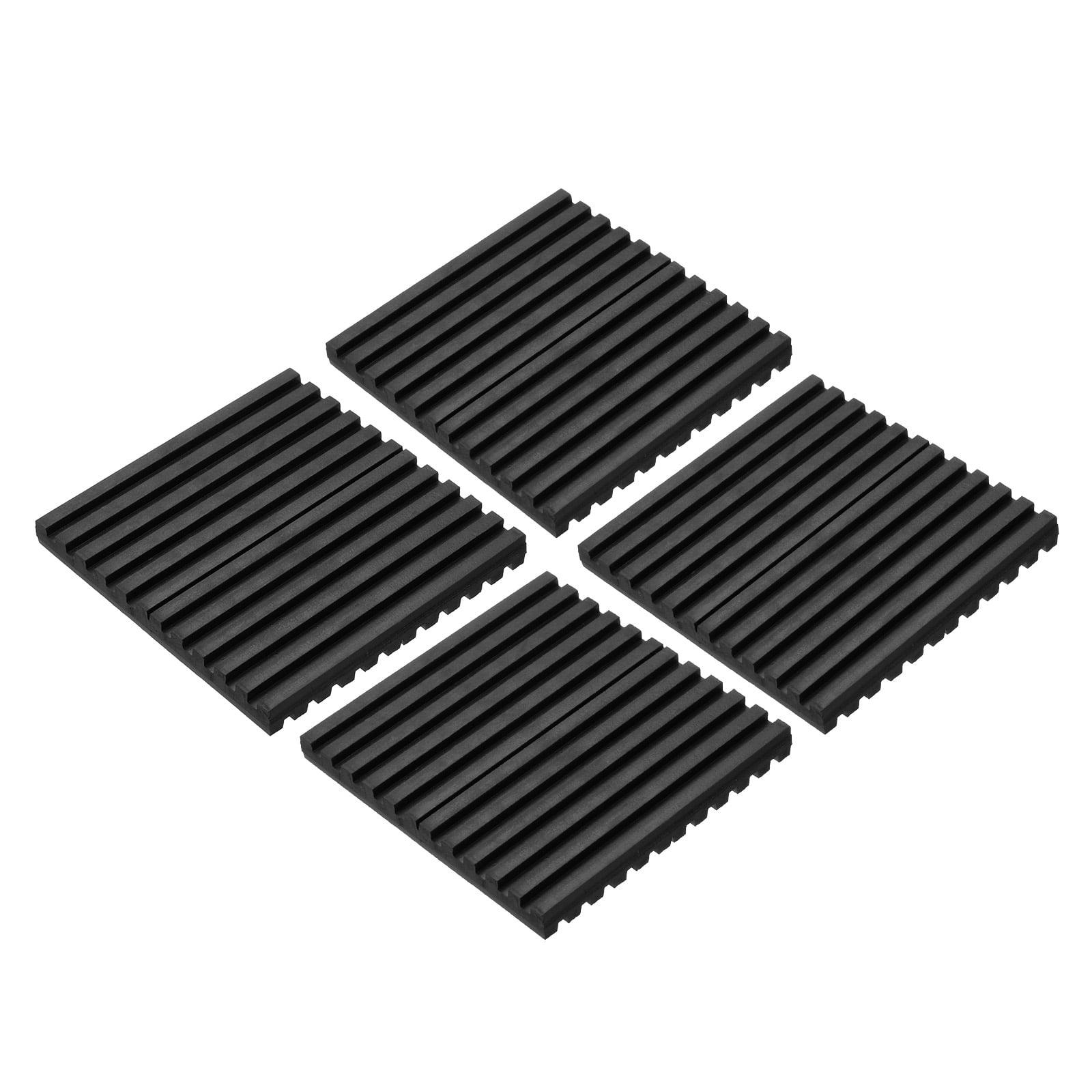Uxcell Rubber Anti Vibration Pads, Vibration Isolation Mats 4" x 4" x 0 ...