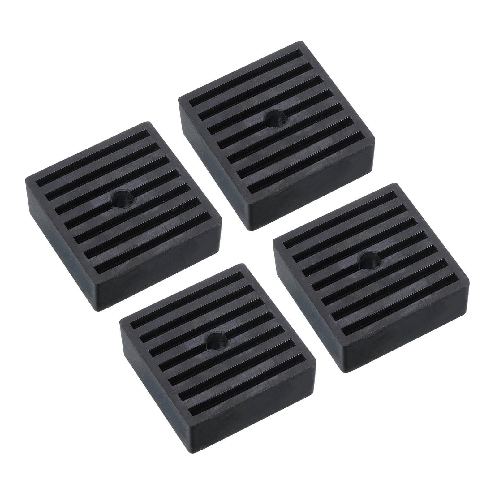 Uxcell Rubber Anti-Vibration Pads, Vibration Isolation Mats with Hole 3 ...