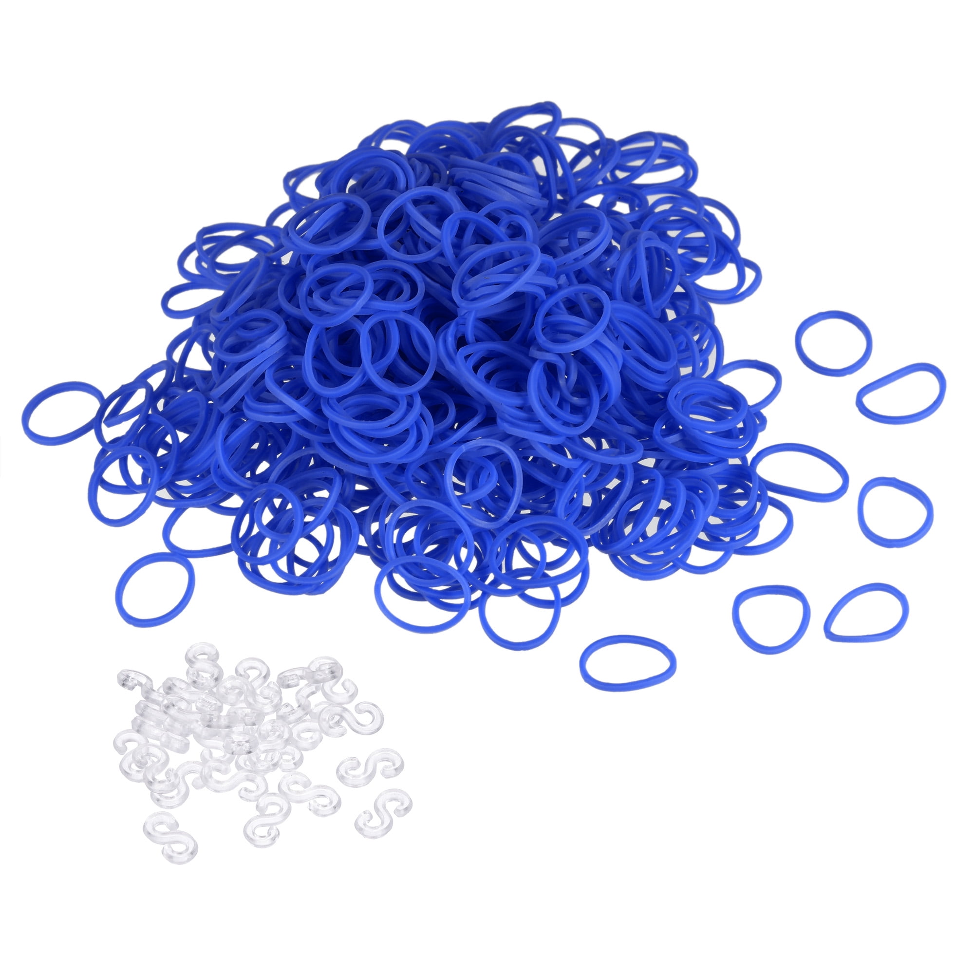Uxcell Rubber Band Blue Stretchable Rubber Elastic Band 0.5inch Dia ...