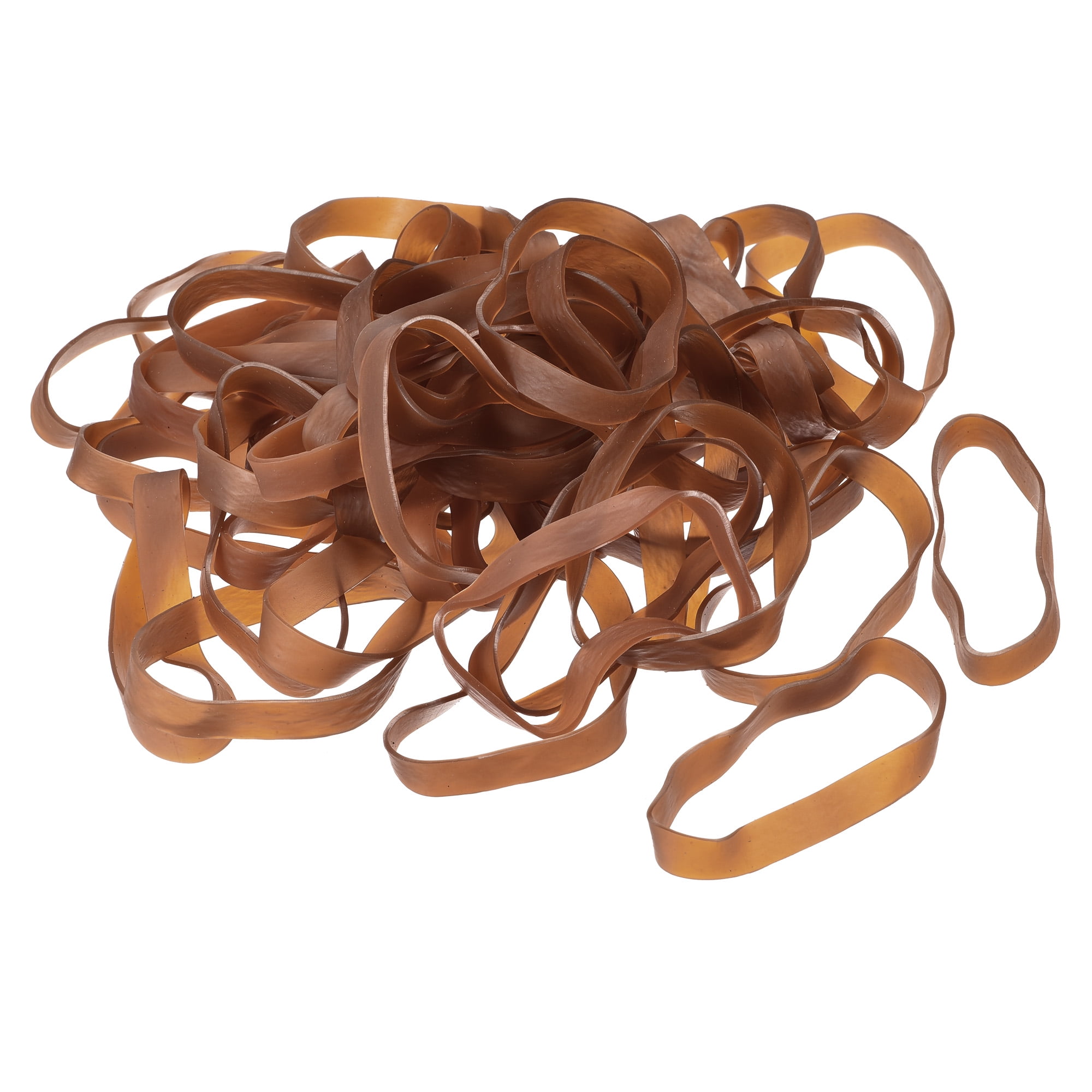 Uxcell Rubber Band Stretchable Rubber Elastic Band Beige 2.36inch Dia 0 ...