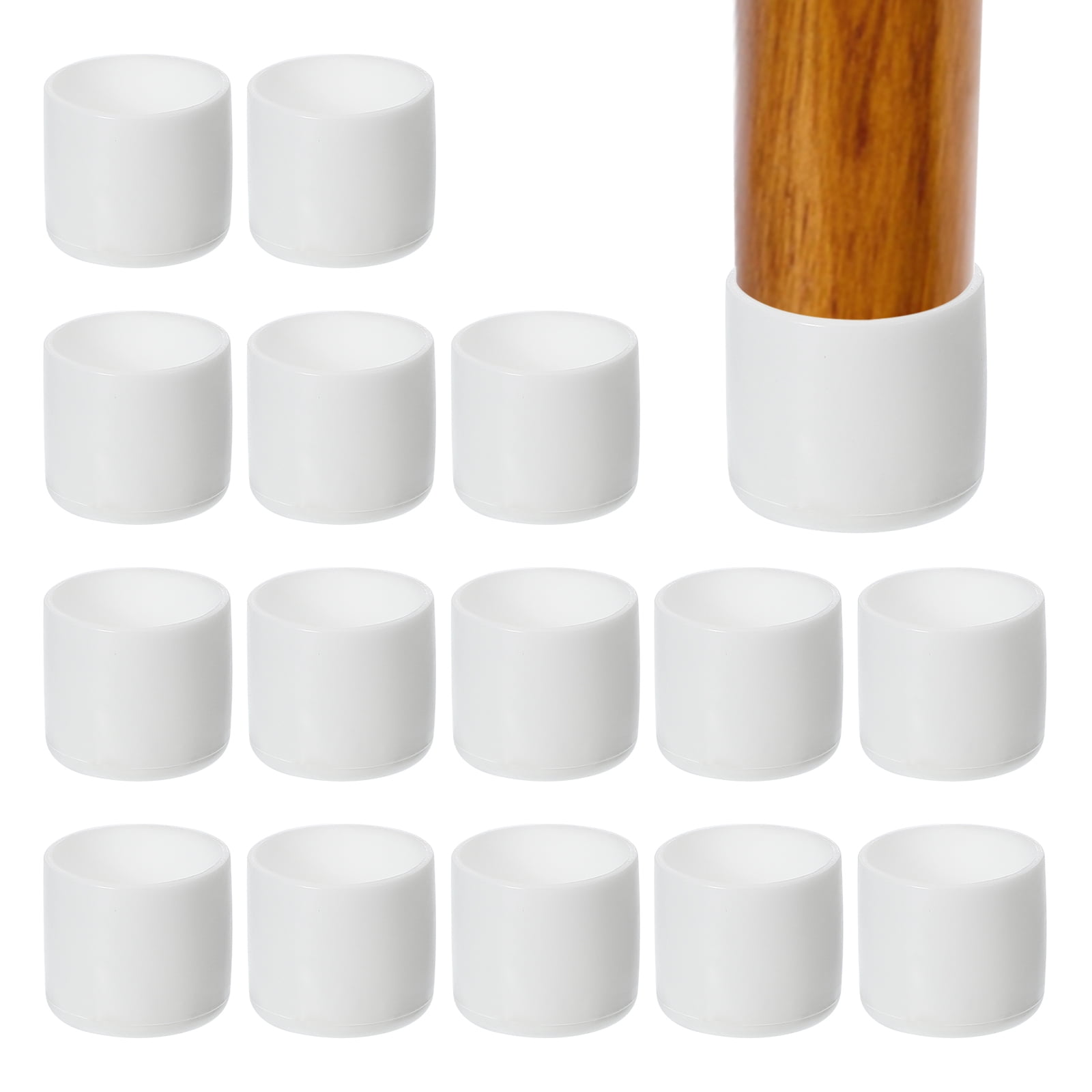 Uxcell Rubber Chair Leg Caps 1" Furniture Feet Ferrule Caps Stoppers ...