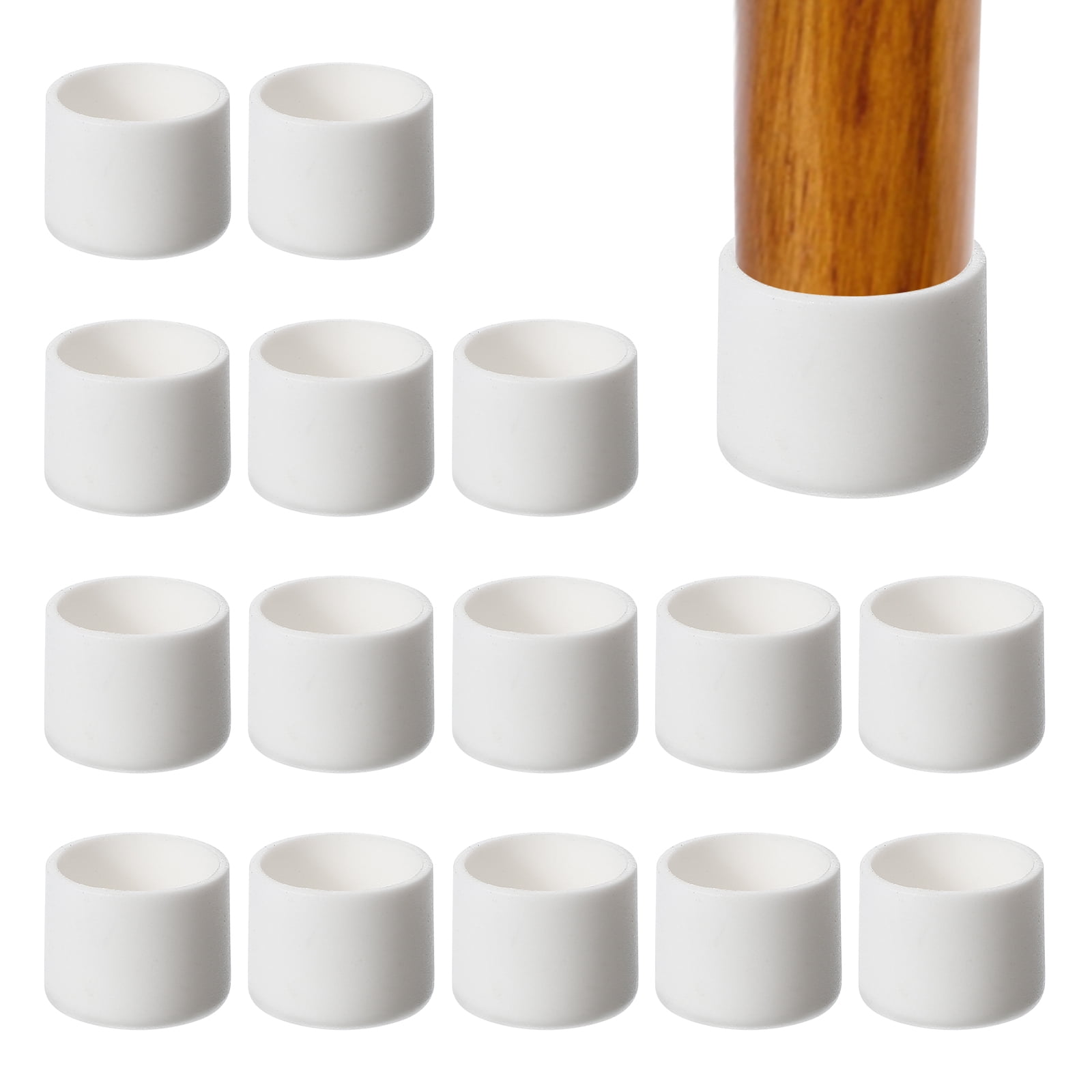 Uxcell Rubber Chair Leg Caps 7/8" Furniture Feet Ferrule Caps Stoppers ...