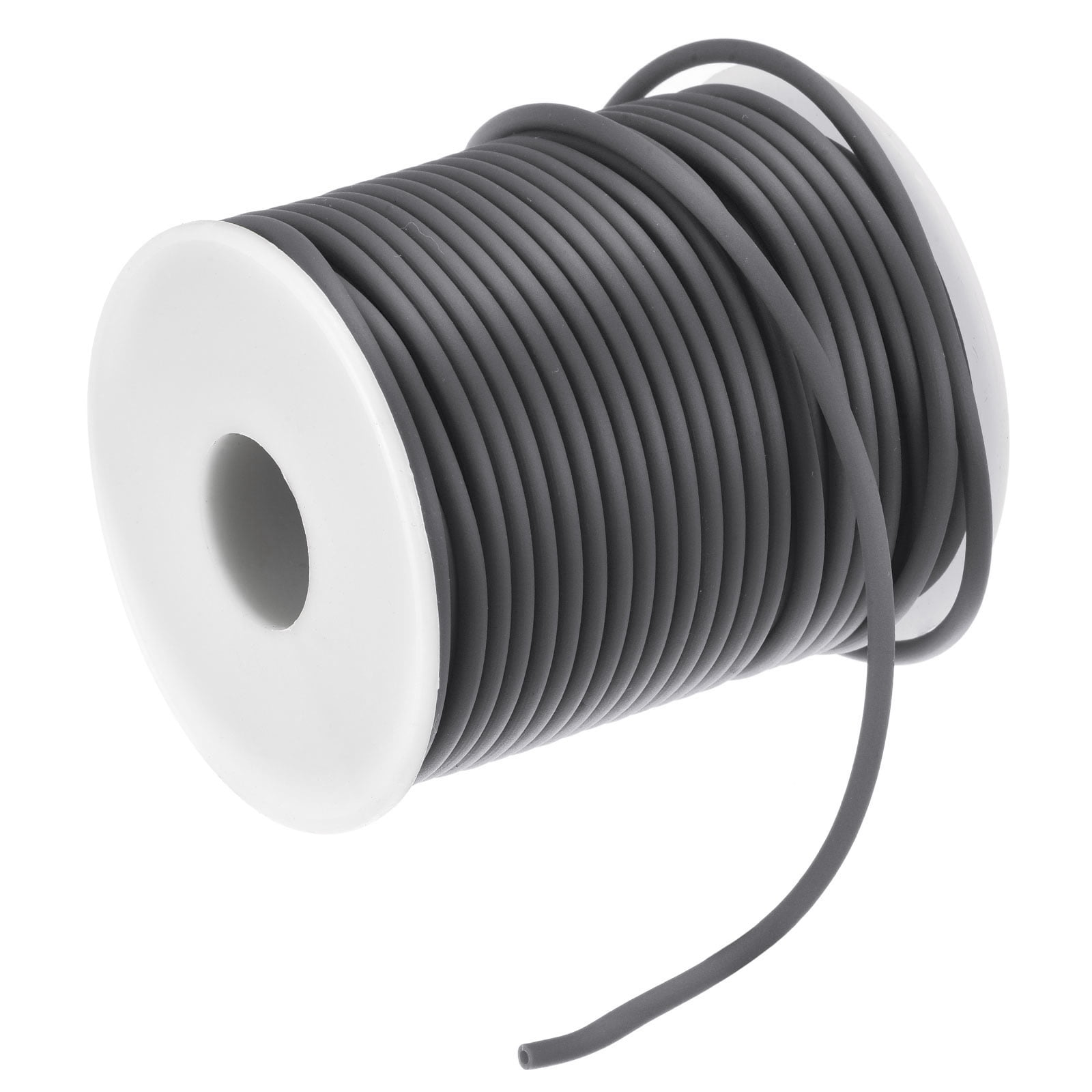 Uxcell Rubber Cord 55 Yards 2mm Dia 1.2mm Hole Gray Hollow Tubing for DIY Craft - Walmart.com