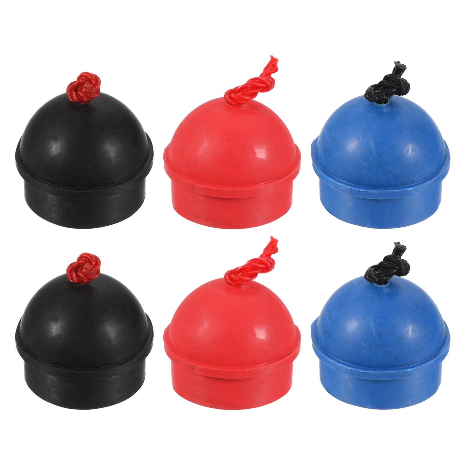 Uxcell Rubber Cue Chalk Holders Billiard Pool Cue Tips Chalks Case with ...