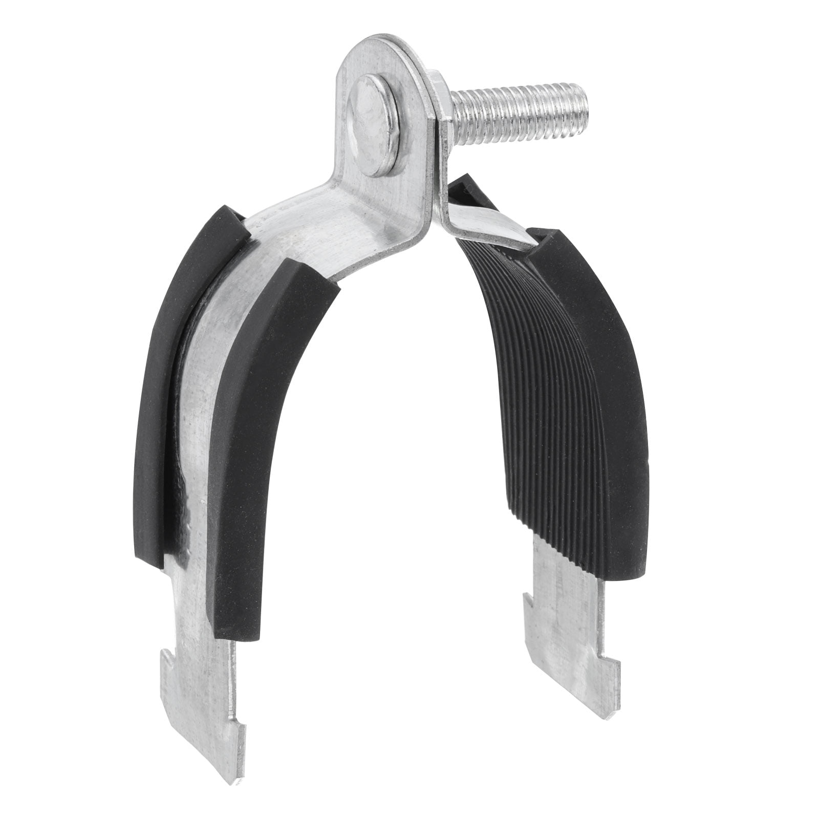 Uxcell Rubber Cushion Strut Clamp Rigid Steel Pipe Clamp Fit for 2-1/2 ...