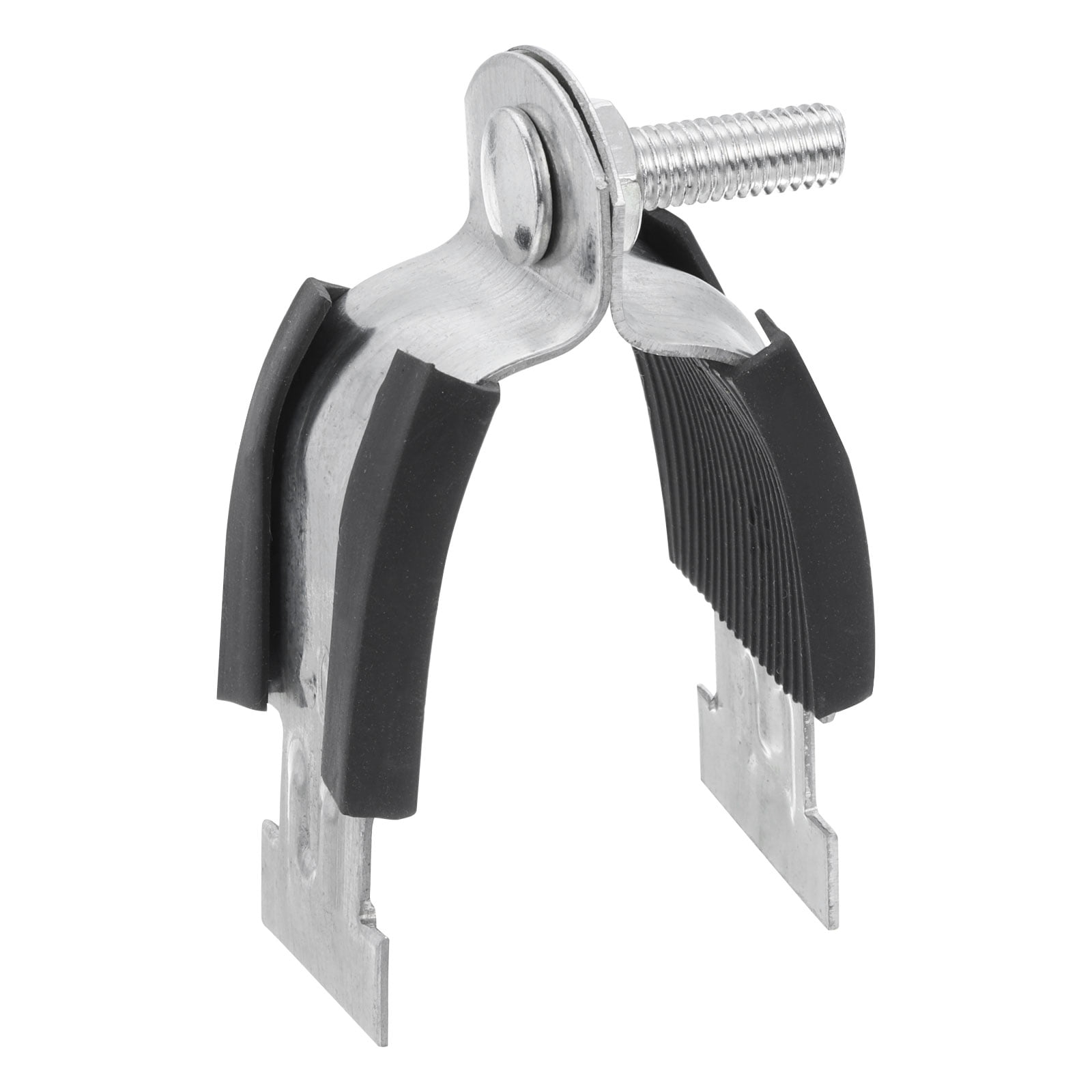 Uxcell Rubber Cushion Strut Clamp Rigid Steel Pipe Clamp Fit for 2 ...
