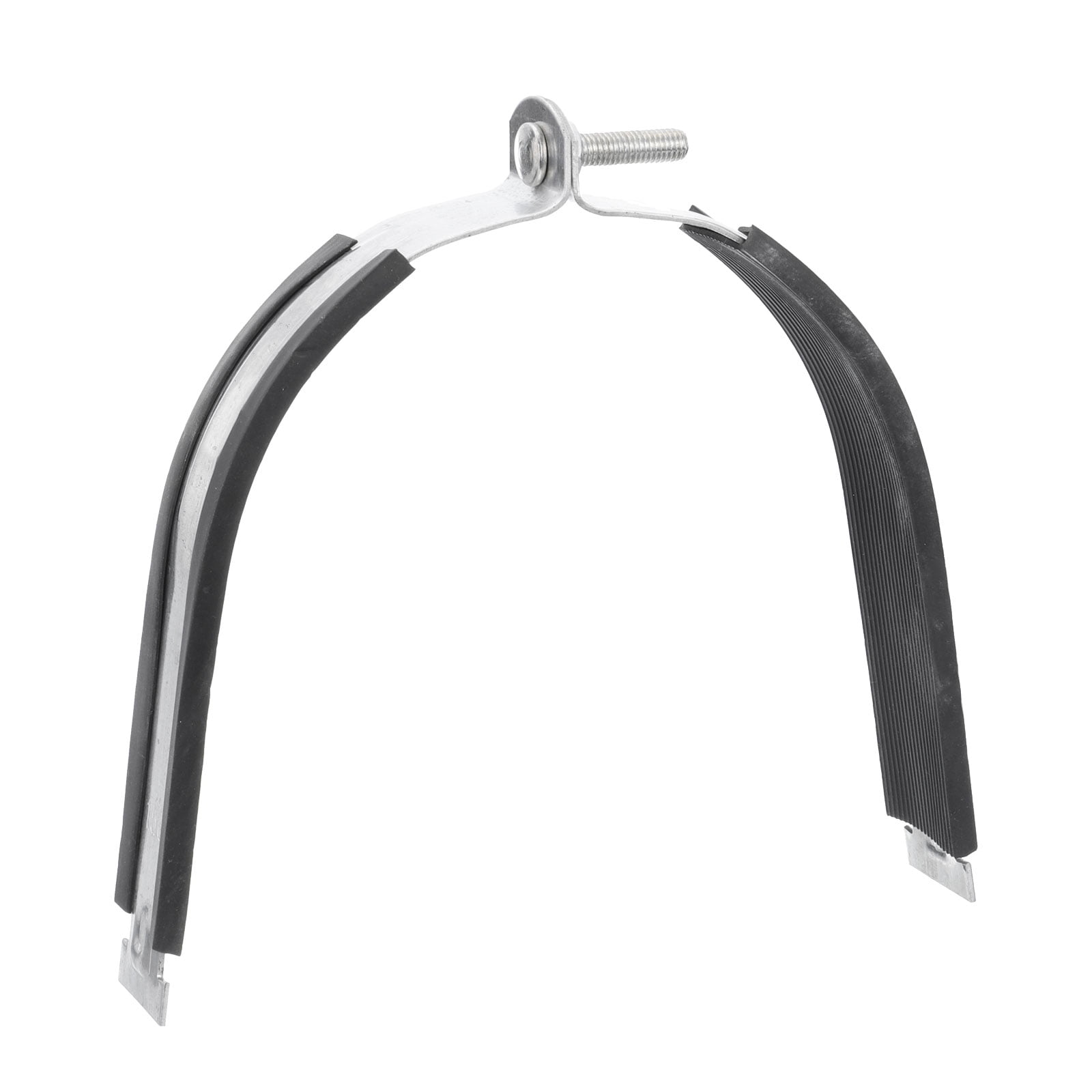 Uxcell Rubber Cushion Strut Clamp Rigid Steel Pipe Clamp Fit for 6-1/2 ...