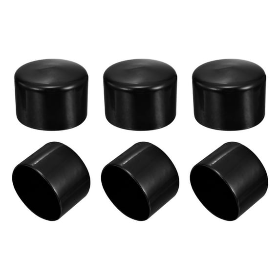 Uxcell Rubber End Caps, Screw Ends Bolt Tube Thread Protector 65mm/2.56 ...