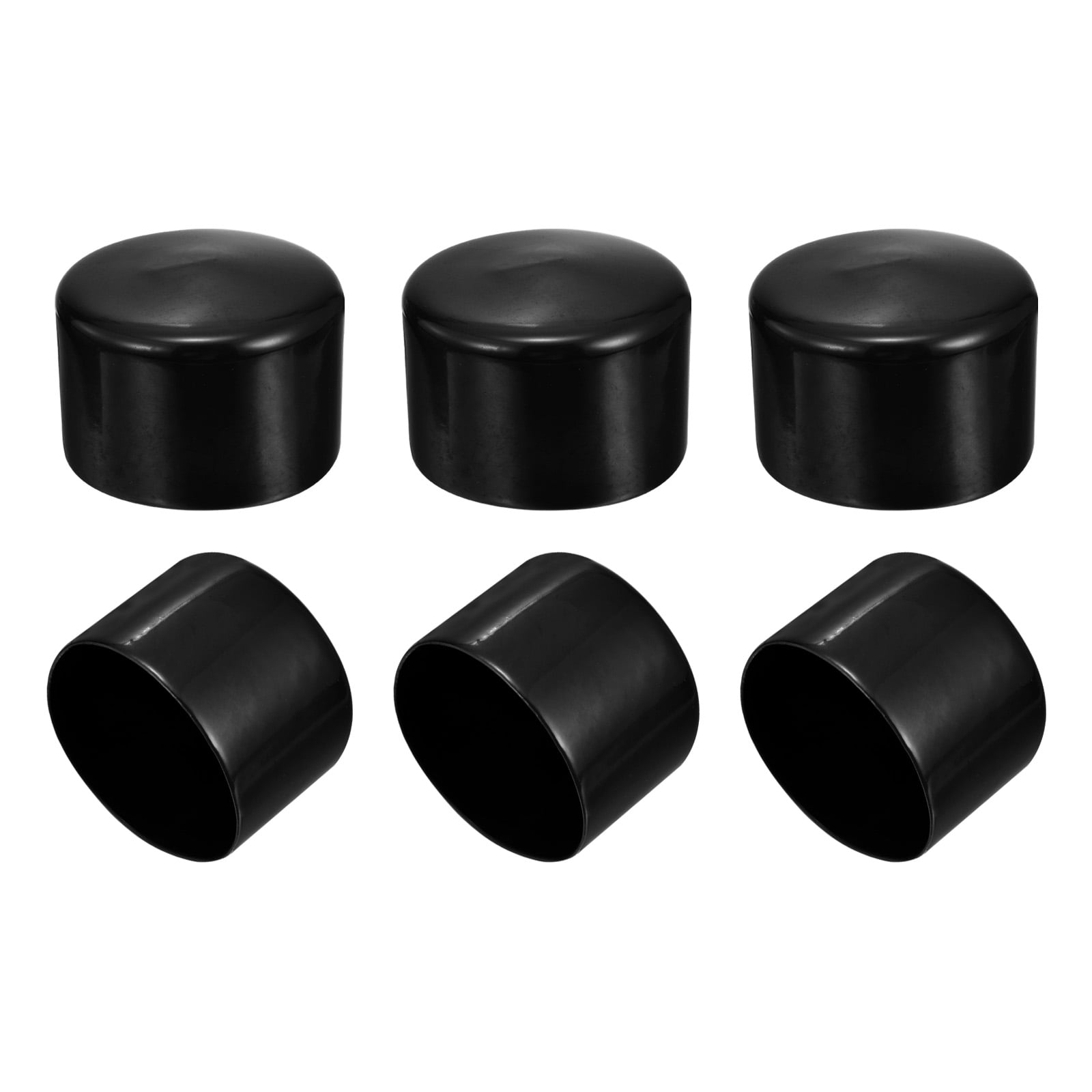 Uxcell Rubber End Caps, Screw Ends Bolt Tube Thread Protector 68mm/2.68 ...