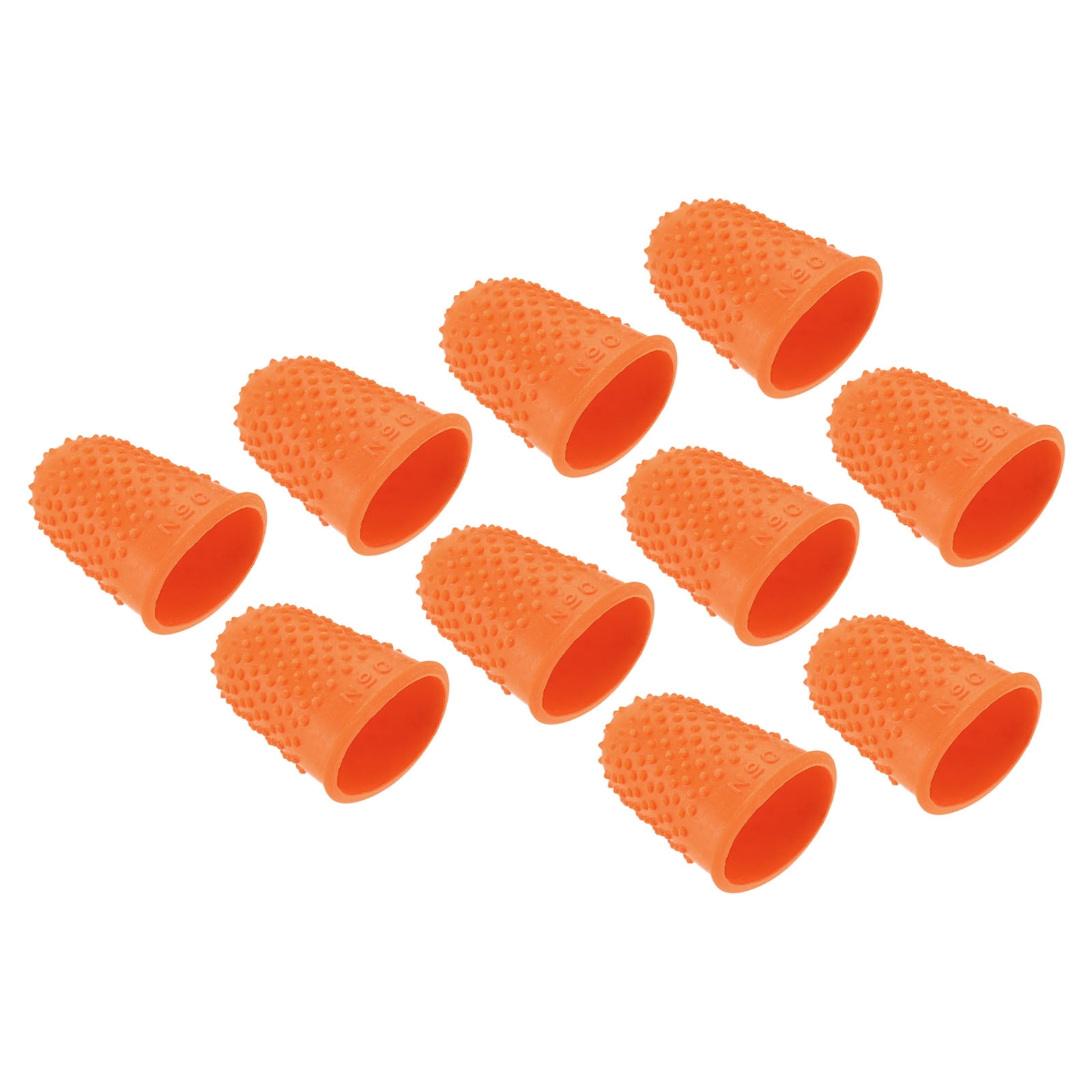Uxcell Rubber Finger Tips Silicone Thumb Fingertip Protector Covers ...