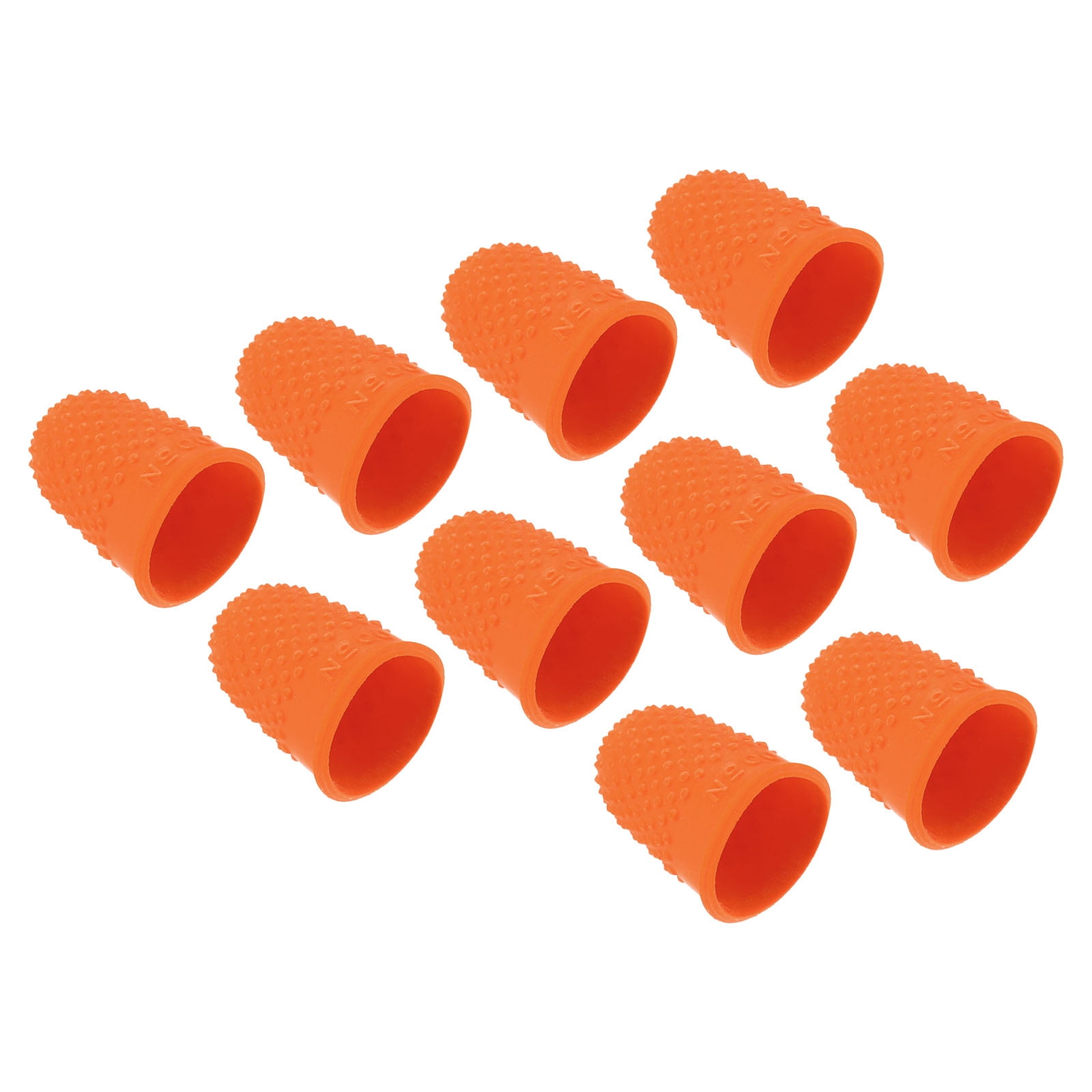 Uxcell Rubber Finger Tips Silicone Thumb Fingertip Protector Covers ...