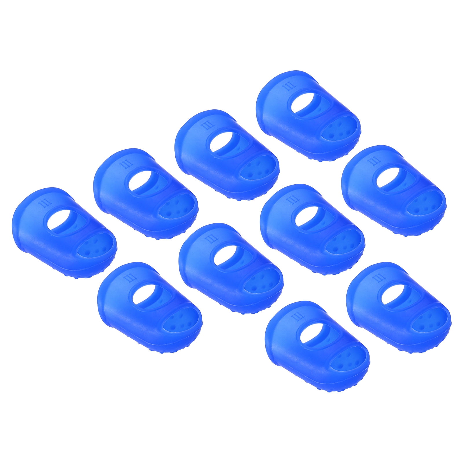 Uxcell Rubber Finger Tips Silicone Thumb Fingertip Protector Thimble ...