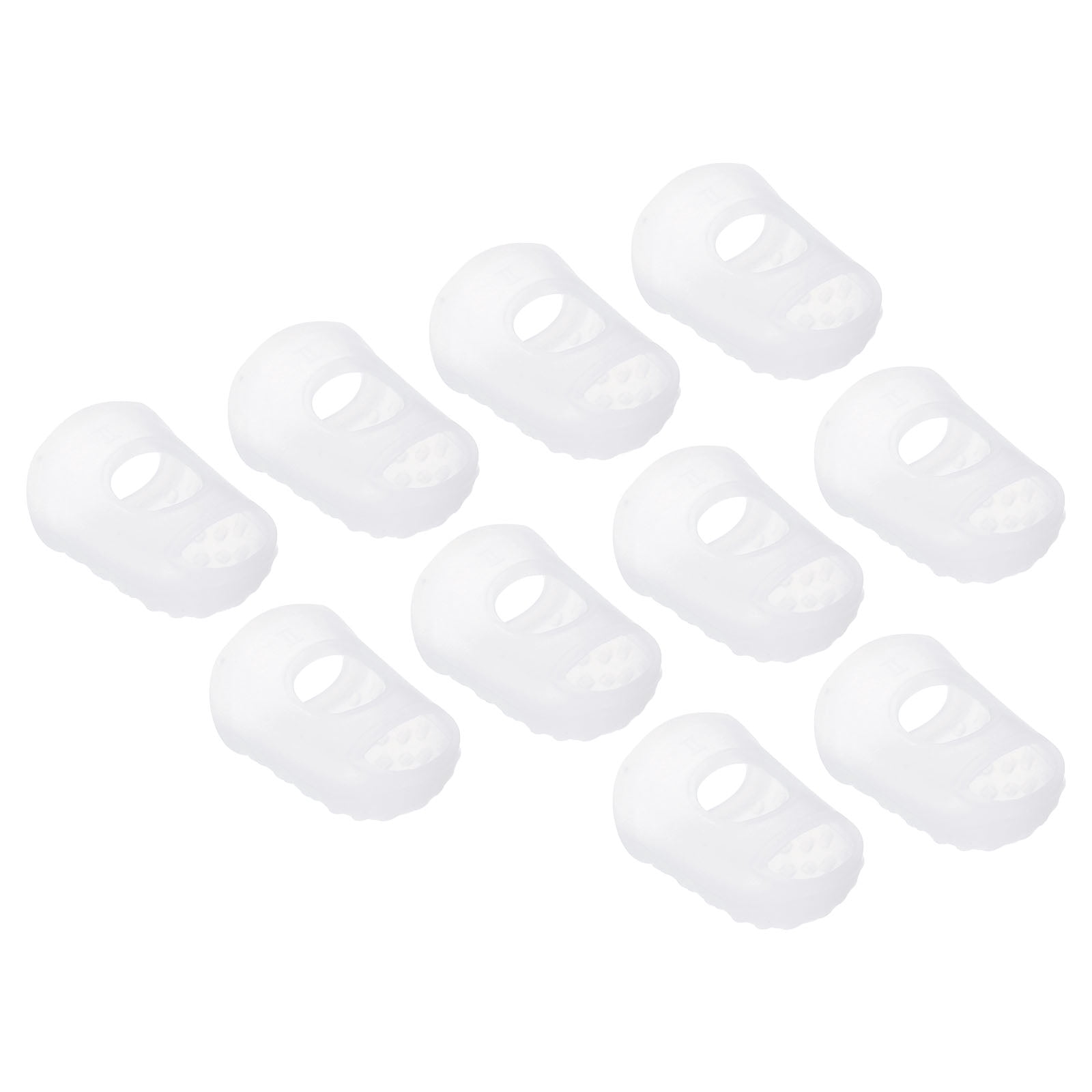 Uxcell Rubber Finger Tips Silicone Thumb Fingertip Protector Thimble ...