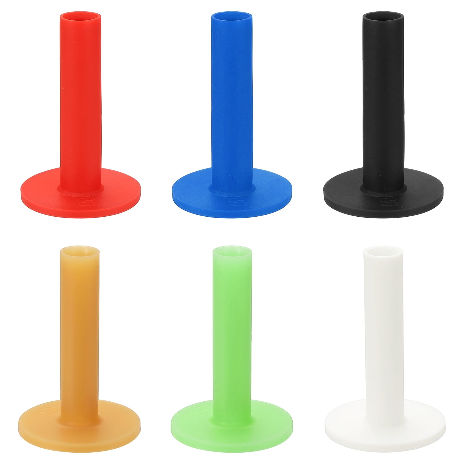Uxcell Rubber Golf Practice Tee, Driving Tee 3.1 Inch & 6 Pack & Rubber ...